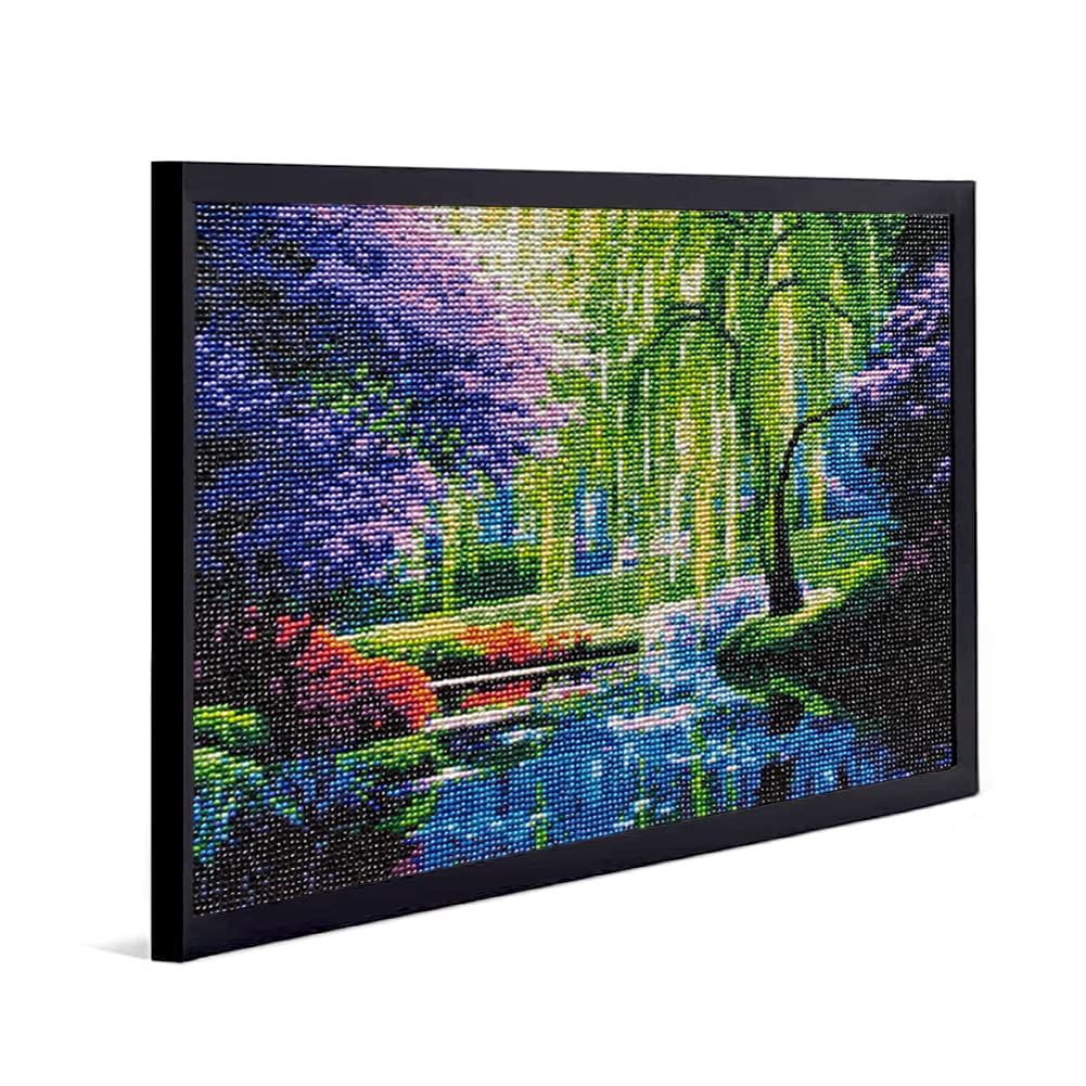 NEILDEN Diamond Painting Kits for Adults Beginners DIY 5D Scenery Diamond Art Kits Round Full Drill Diamond Dotz Diamond Dots Willow Tree Pictures Art for Home Wall Decor 14 x 18 inch