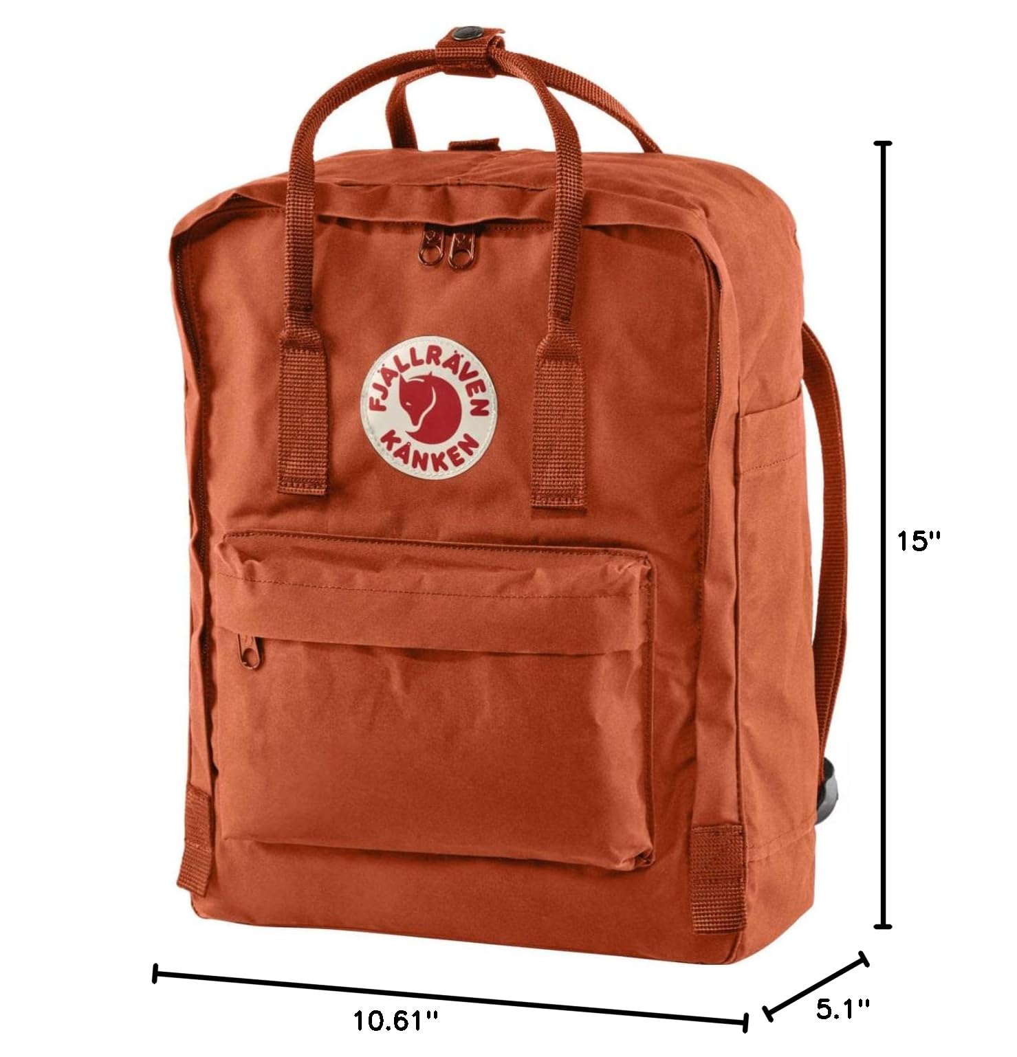Fjallraven, Kanken Classic Backpack for Everyday, Rowan Red
