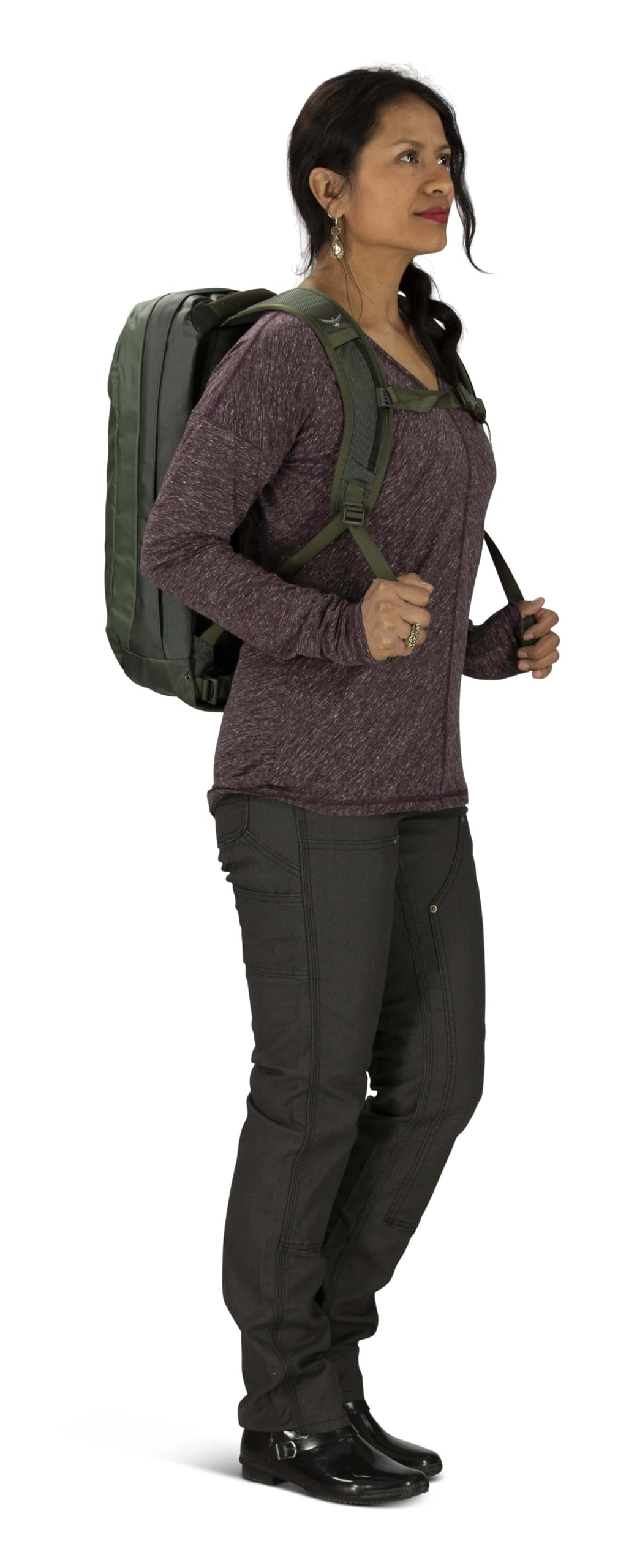 Osprey Transporter Panel Loader Laptop Backpack, Black