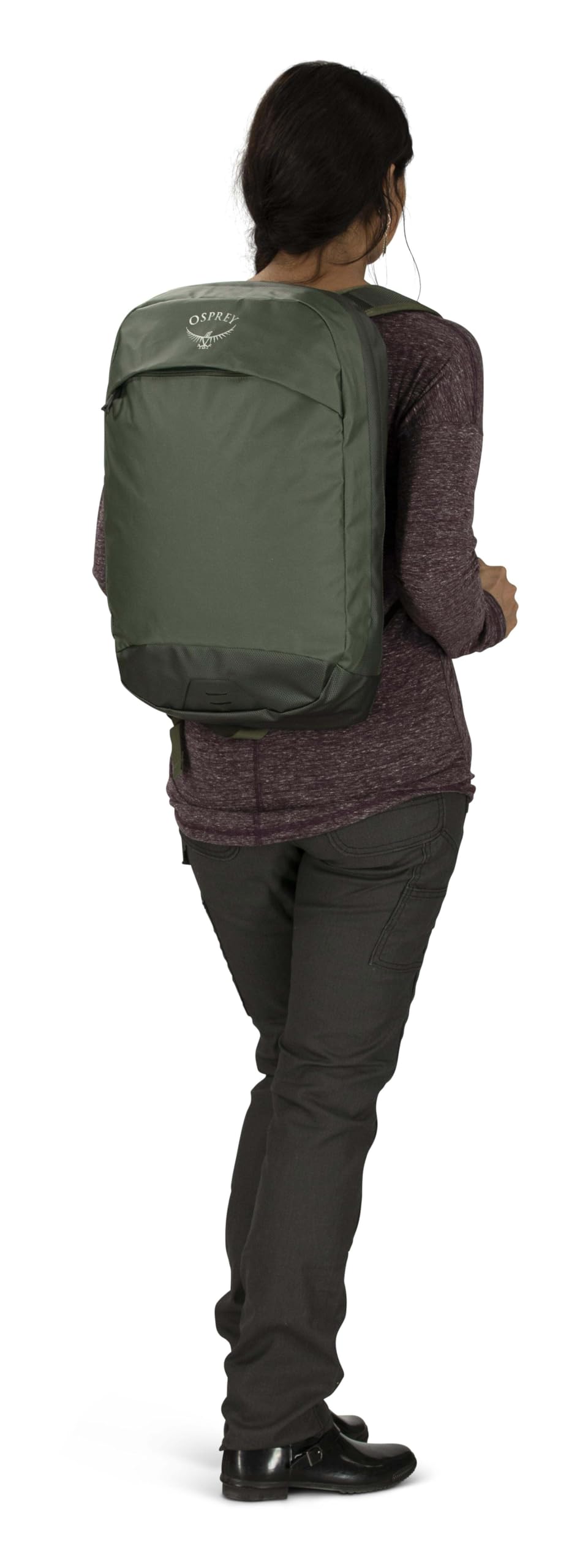 Osprey Transporter Panel Loader Laptop Backpack, Black