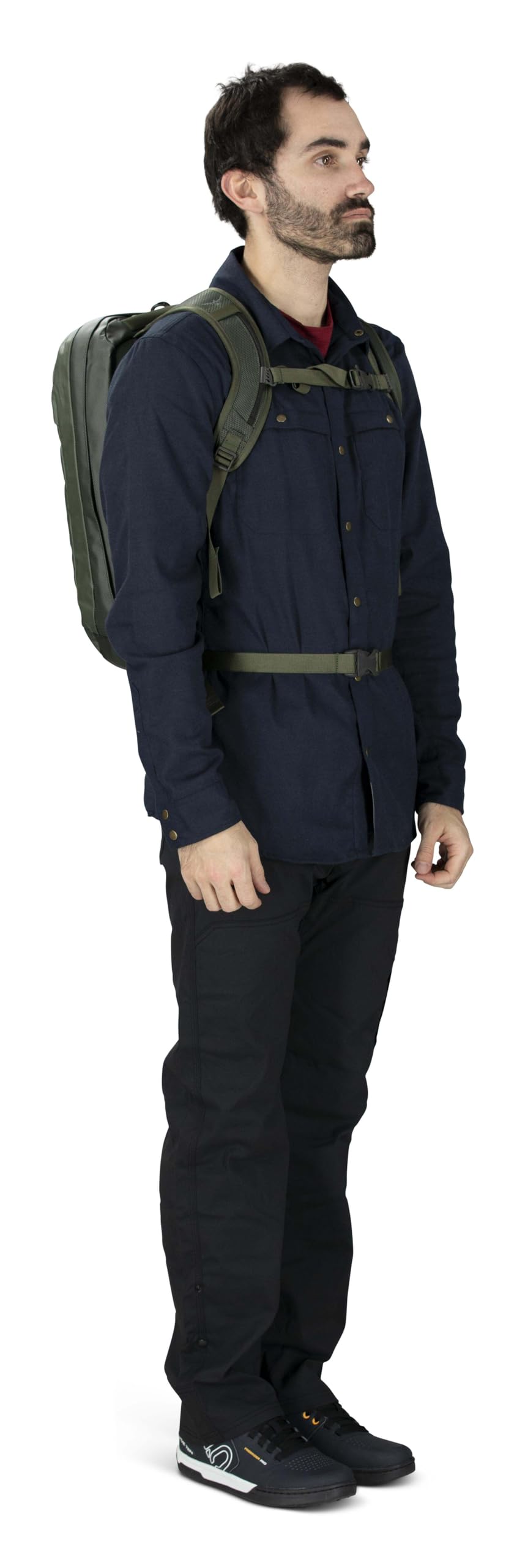 Osprey Transporter Panel Loader Laptop Backpack, Black