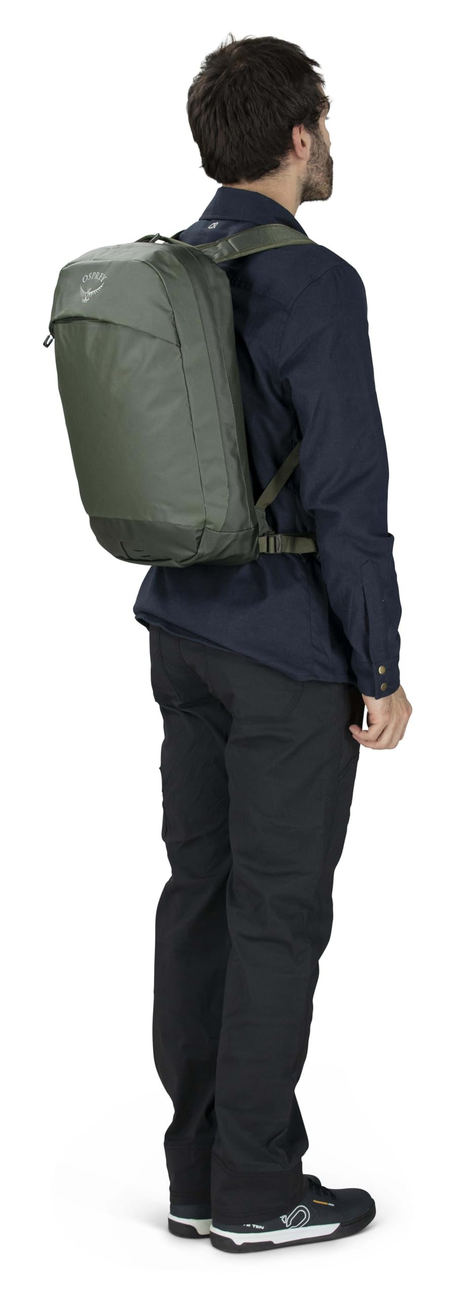 Osprey Transporter Panel Loader Laptop Backpack, Black