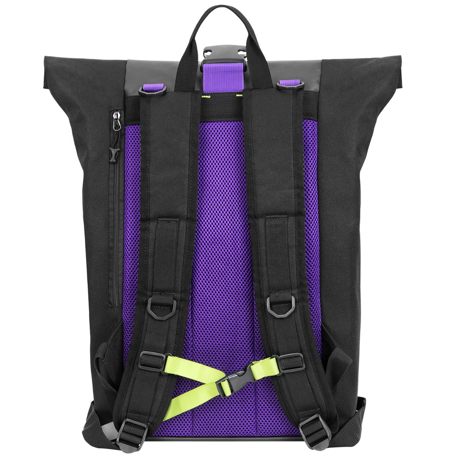 FIREFIRST Evangelion Backpack for Men & Women Water Resistant Roll Top College School Casual Daypack
