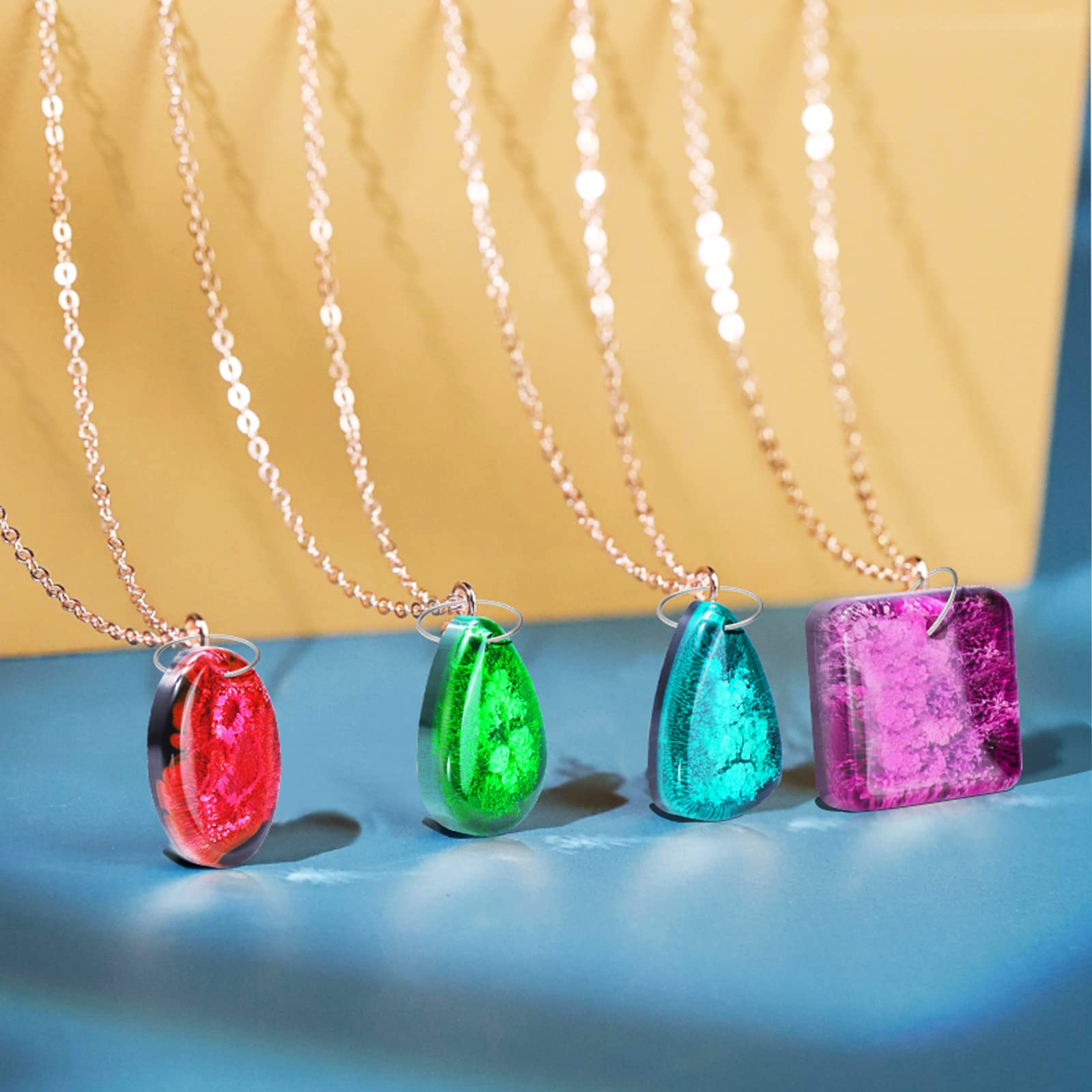 11Pcs Resin Molds Jewelry, BABORUI Earrings Silicone Molds for Epoxy Resin, DIY Jewelry Resin Casting Molds for Pendant, Earrings, Necklace, Keychains