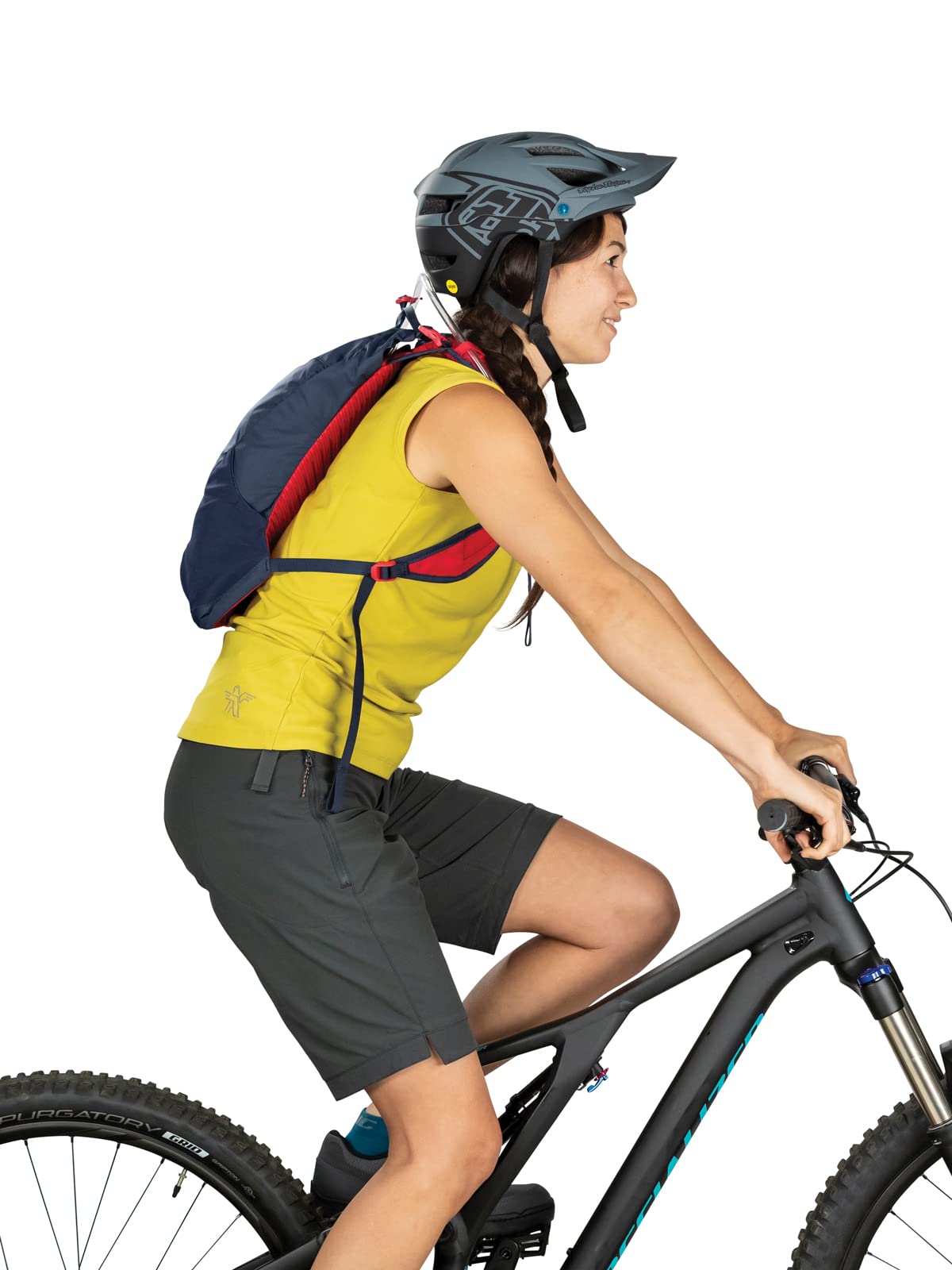 Osprey Kitsuma 3 Women's Bike Hydration Backpack with Hydraulics Reservoir, Claret Red