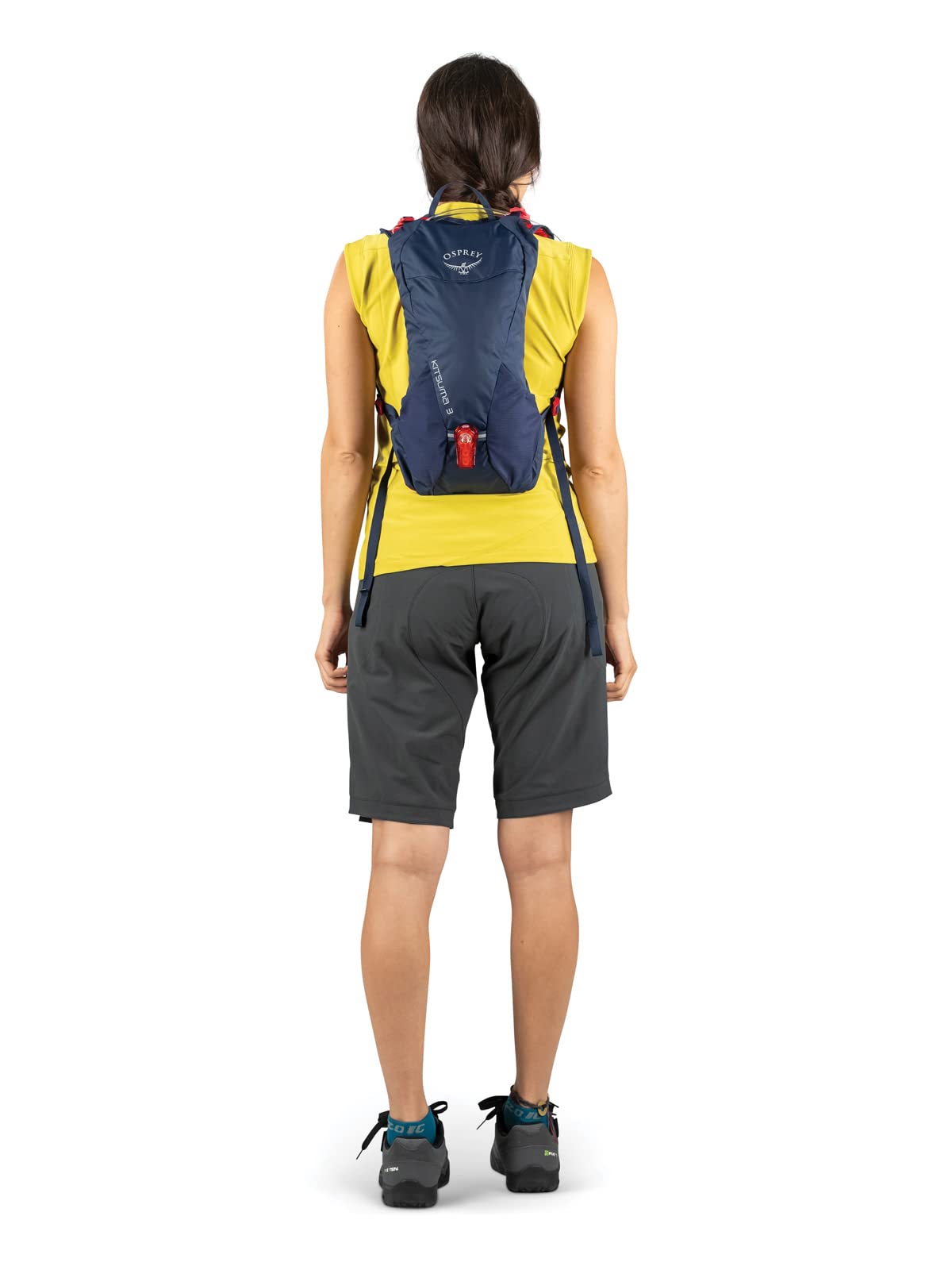 Osprey Kitsuma 3 Women's Bike Hydration Backpack with Hydraulics Reservoir, Claret Red