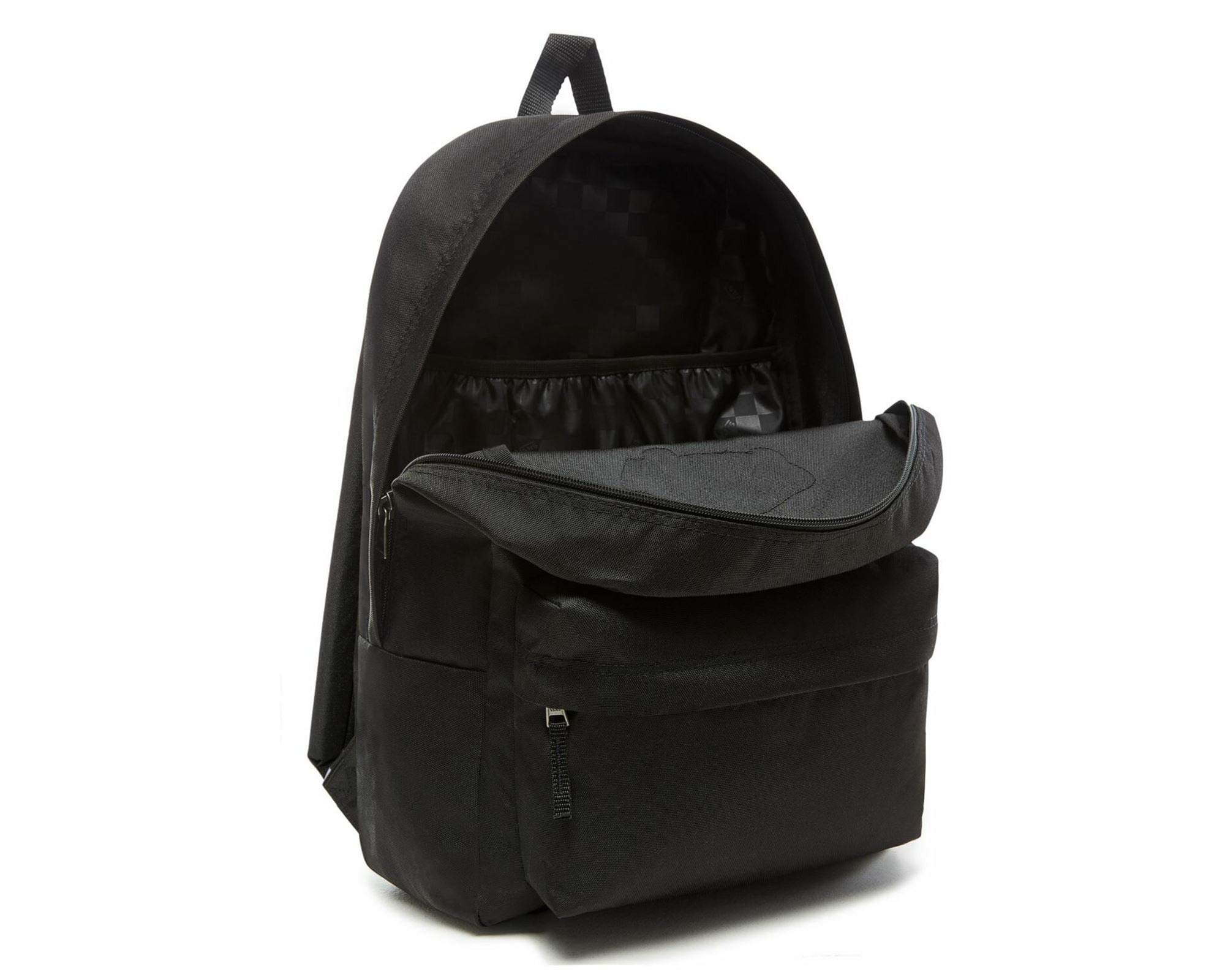 Vans Off the Wall Classic Black Realm Backpack, Large