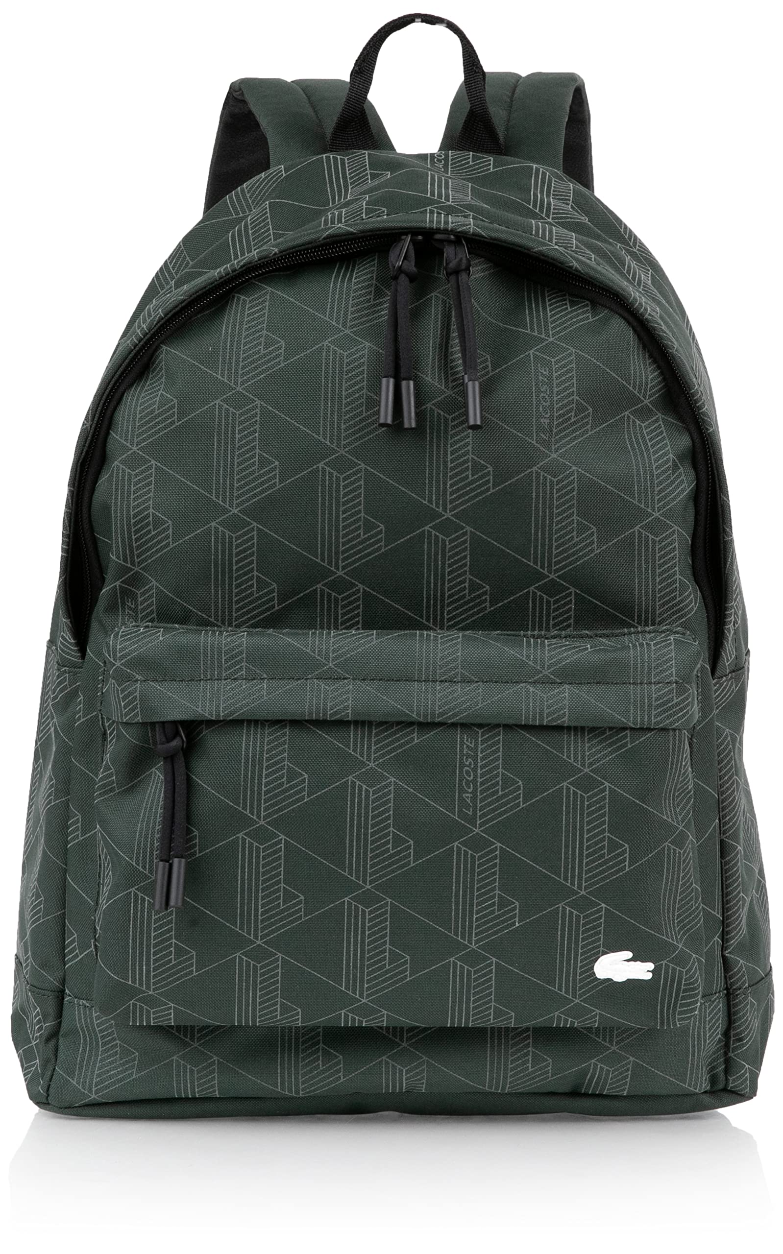 Lacoste Signature Print Backpack, Sinople Monogramme