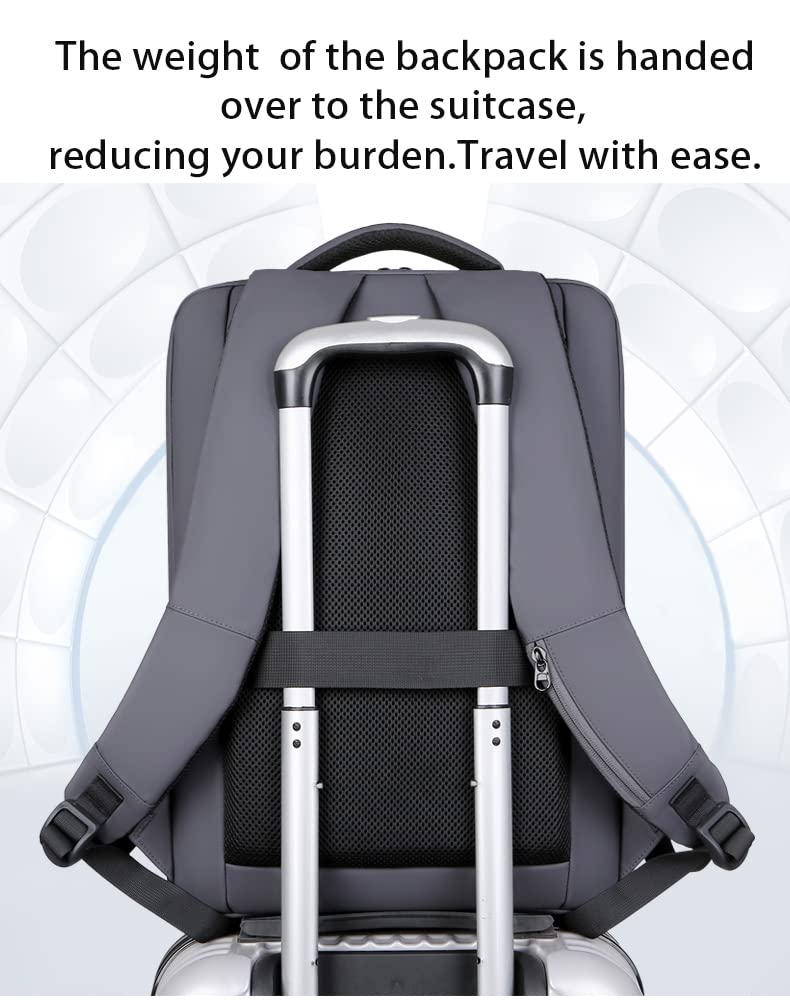 Livreo Backpacks for travelers, backpacks for business negotiations, backpacks for men at work, laptop backpacks, college backpacks.This is a multi-purpose backpack with USB(15.6-inch black)