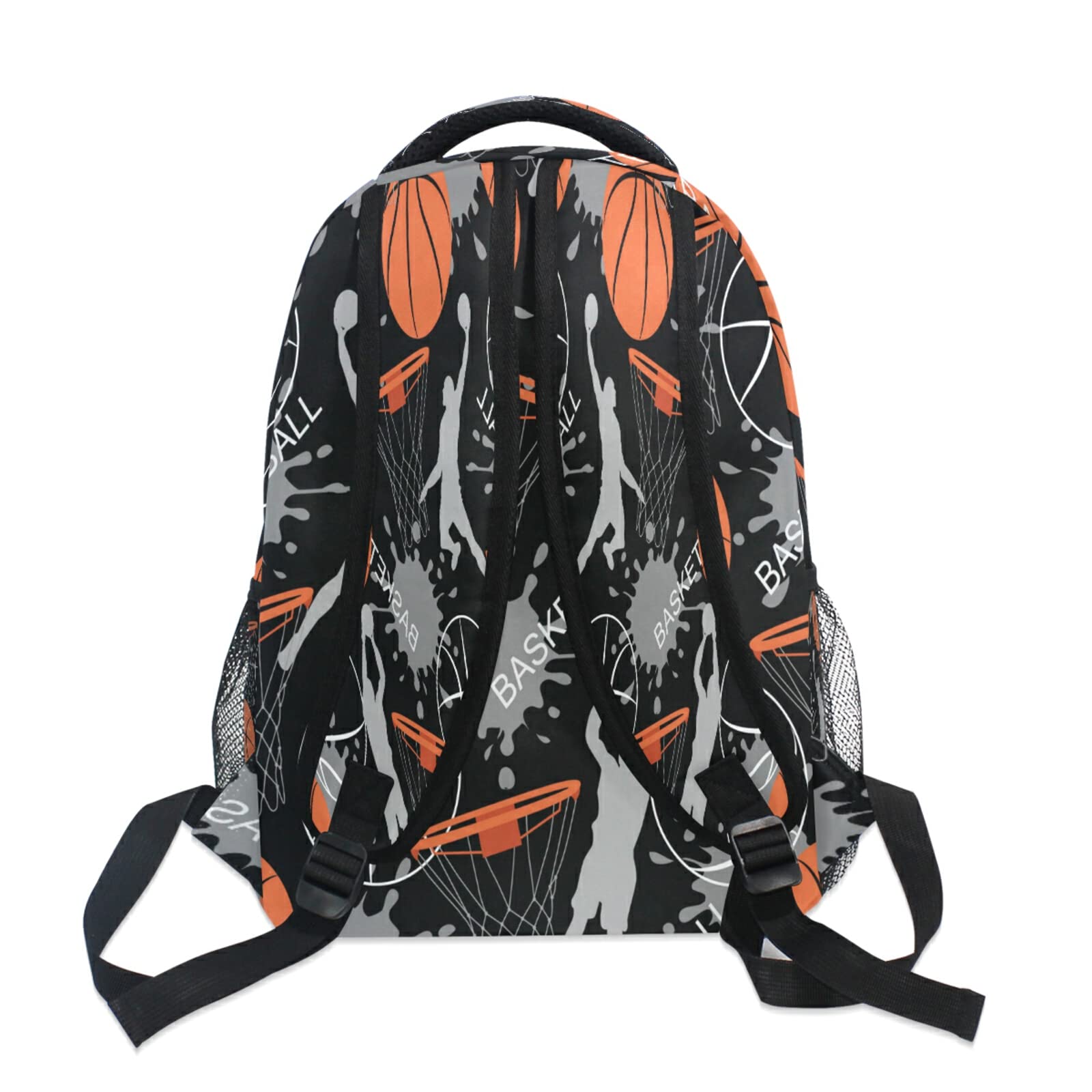 Sport Man Basketball School Backpack for Girls Boys Kids Laptop Backpack Travel Camping Daypack