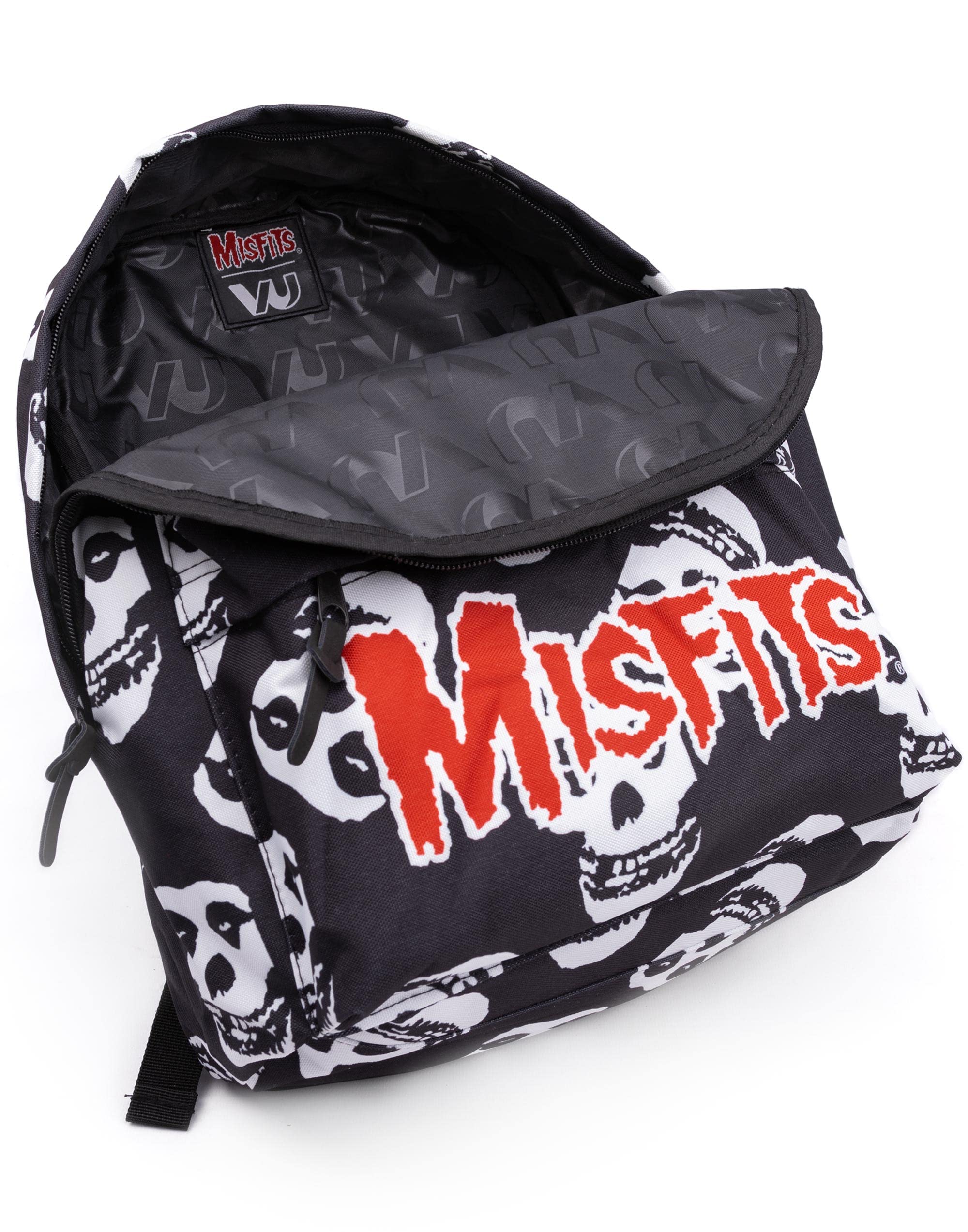 Misfits Backpack Music Skull Logo Black Red Rucksack 16β