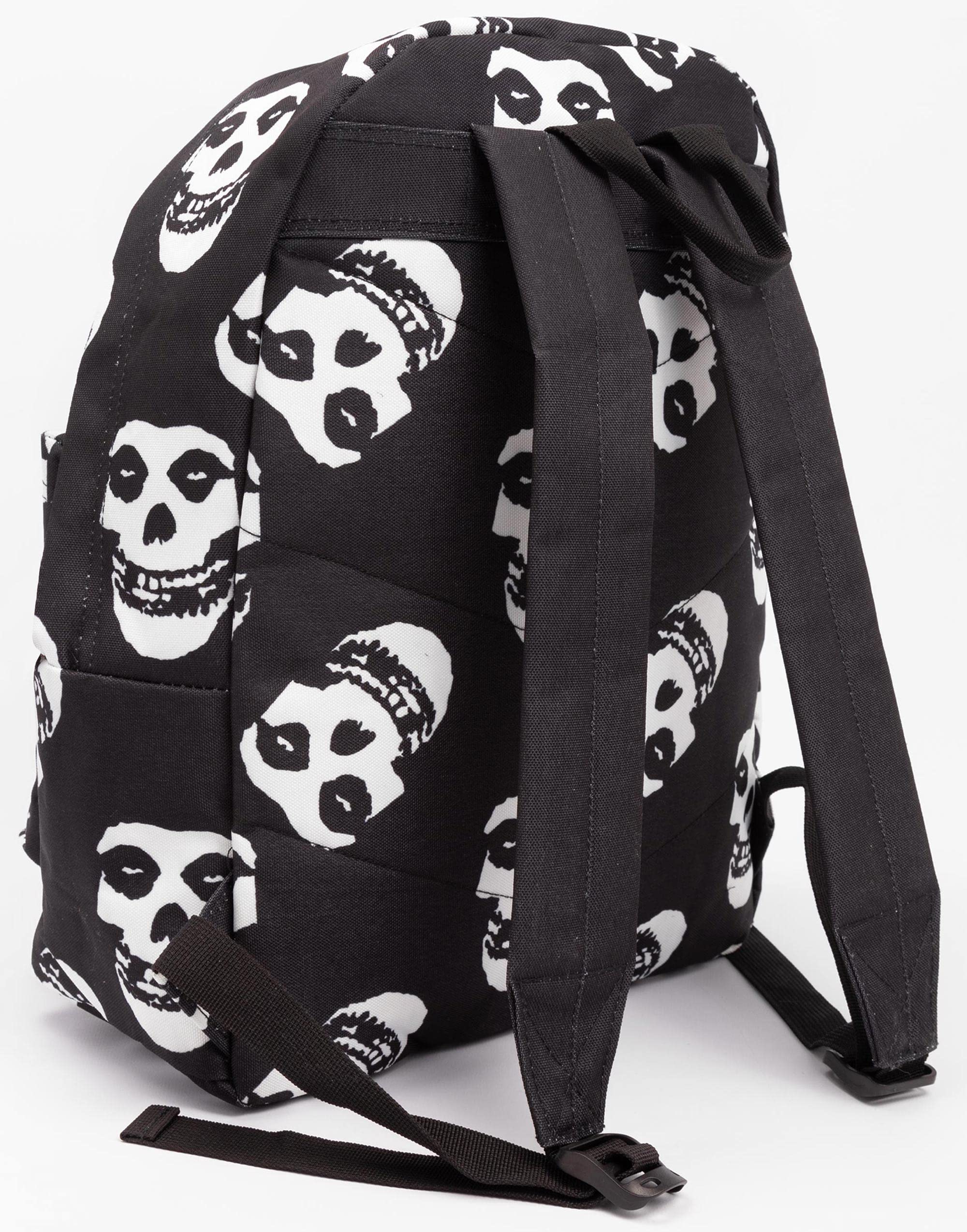 Misfits Backpack Music Skull Logo Black Red Rucksack 16β