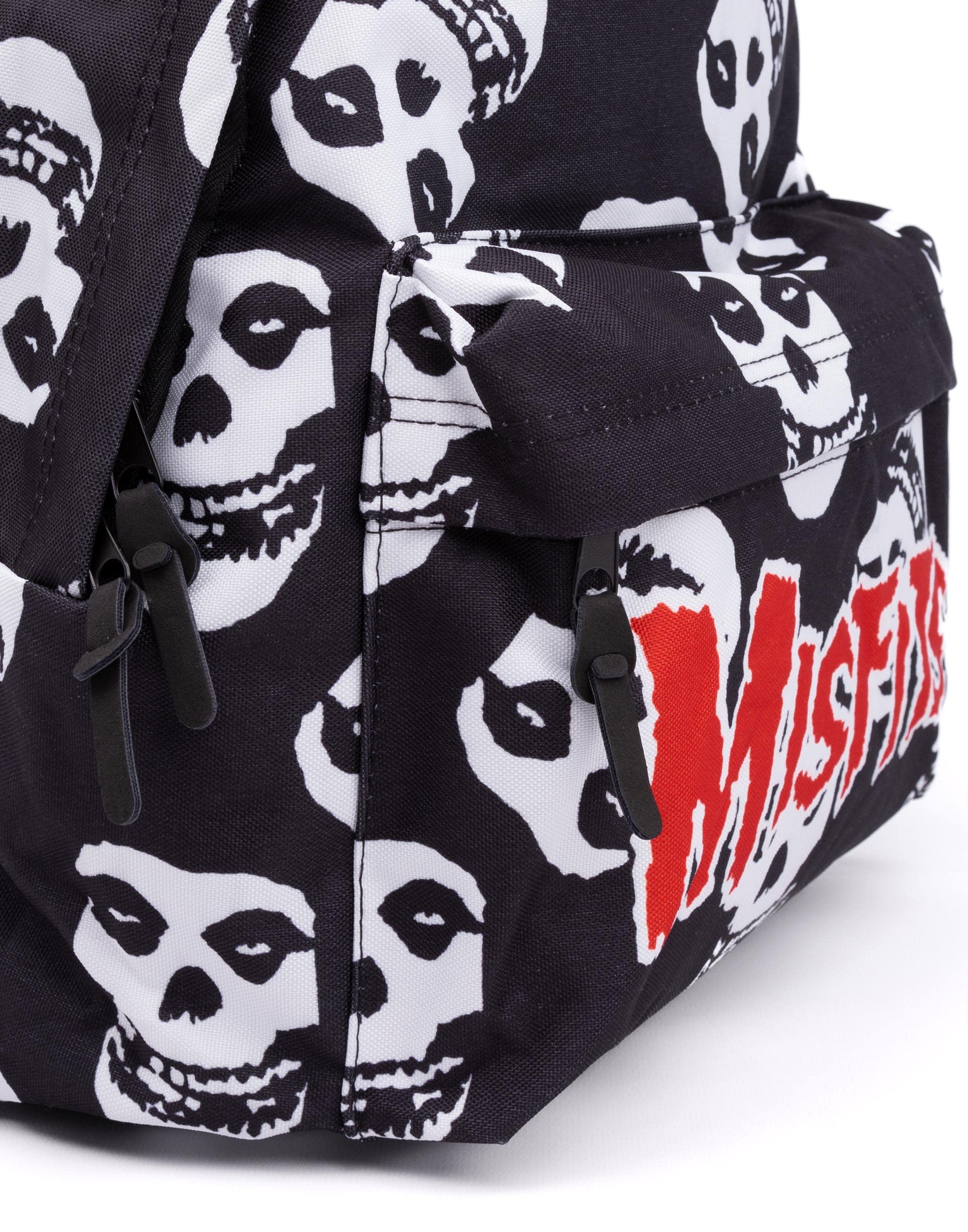 Misfits Backpack Music Skull Logo Black Red Rucksack 16β