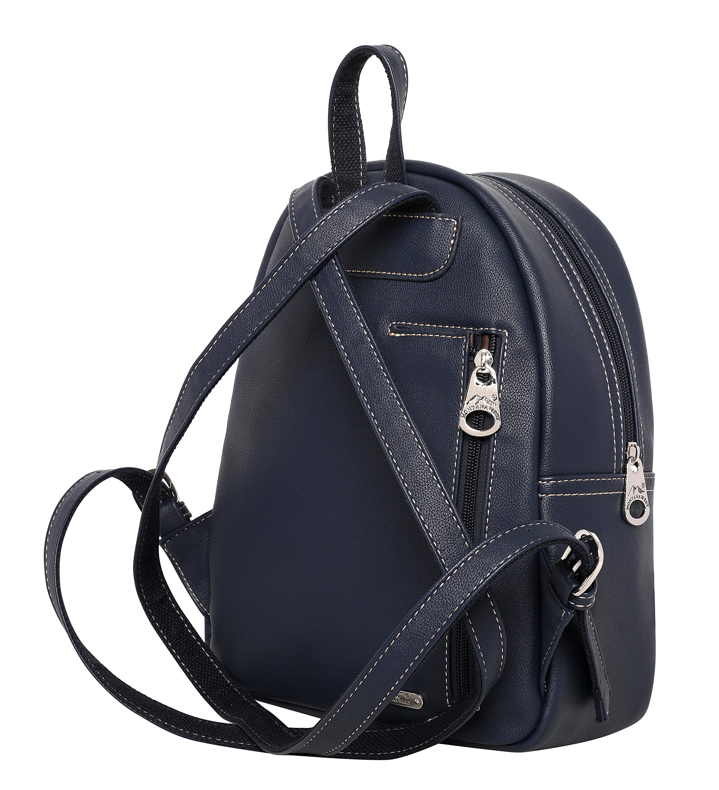 Montana West Patriotic Backpack for Women Studded Casual Daypack American Flag Concealed Carry Travel Bags US04G-9110BK