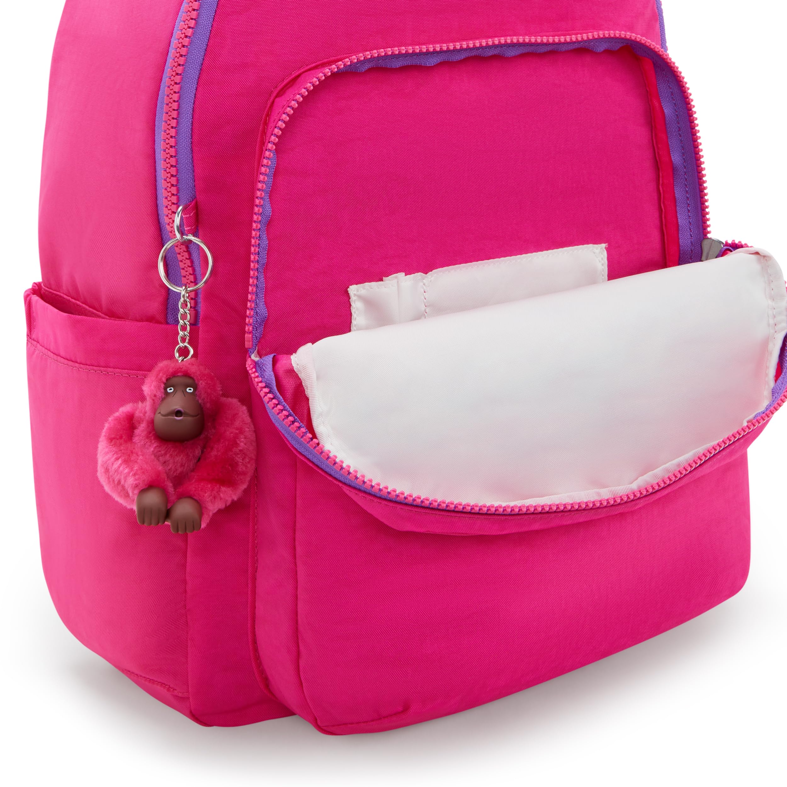 Kipling Women's Seoul 15” Laptop Backpack, Durable, Roomy with Padded Shoulder Straps, School Bag, Ultimate Dots, 13.75''L x 17.25''H x 8''D