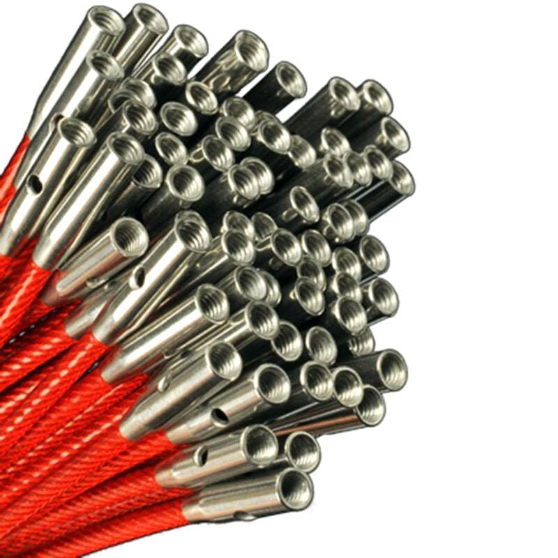 CHIAOGOO Twist Small Lace Interchangeable Cables, 37-Inch, Red