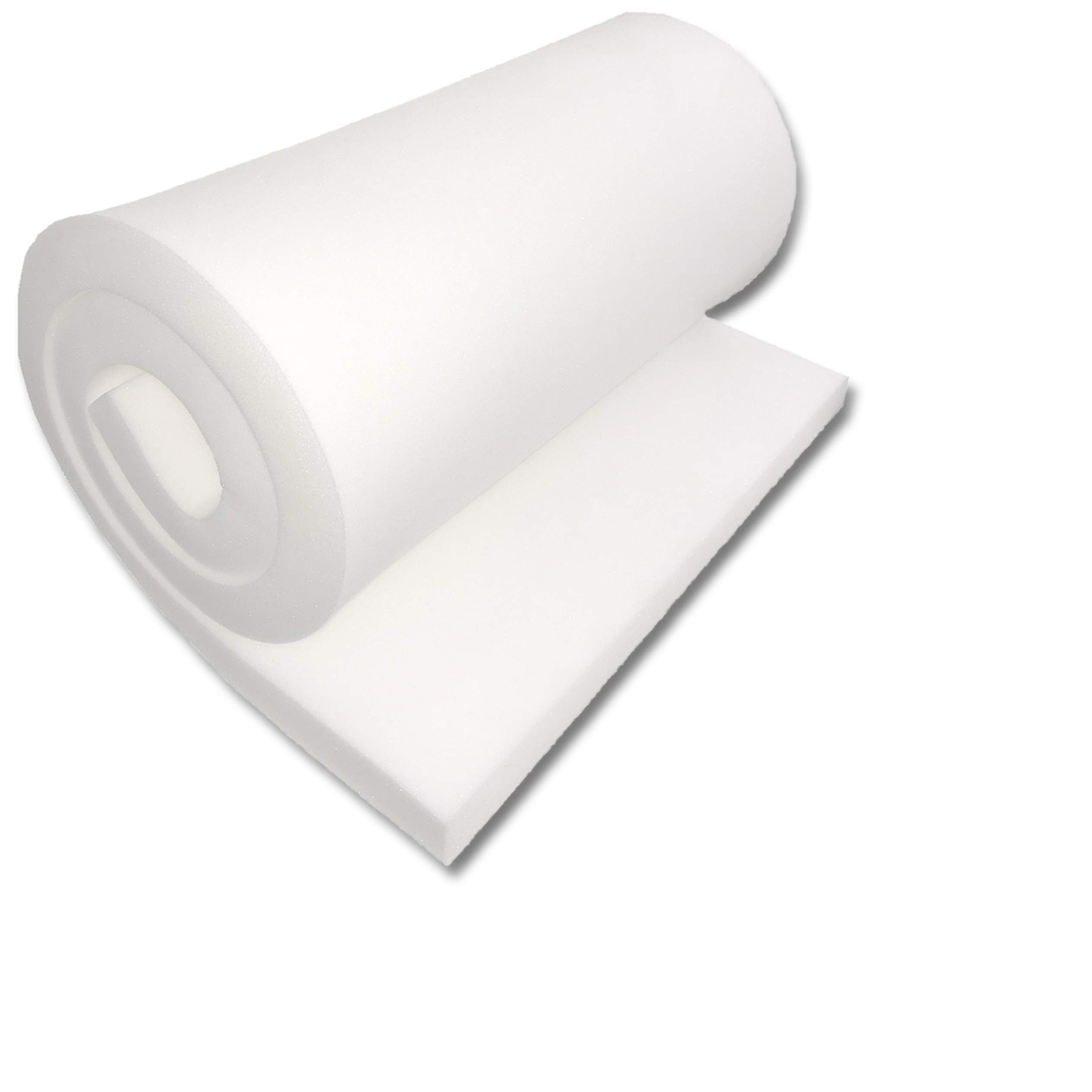 FoamTouch Upholstery Foam Cushion High Density, 6" H X 24" W X 24" L