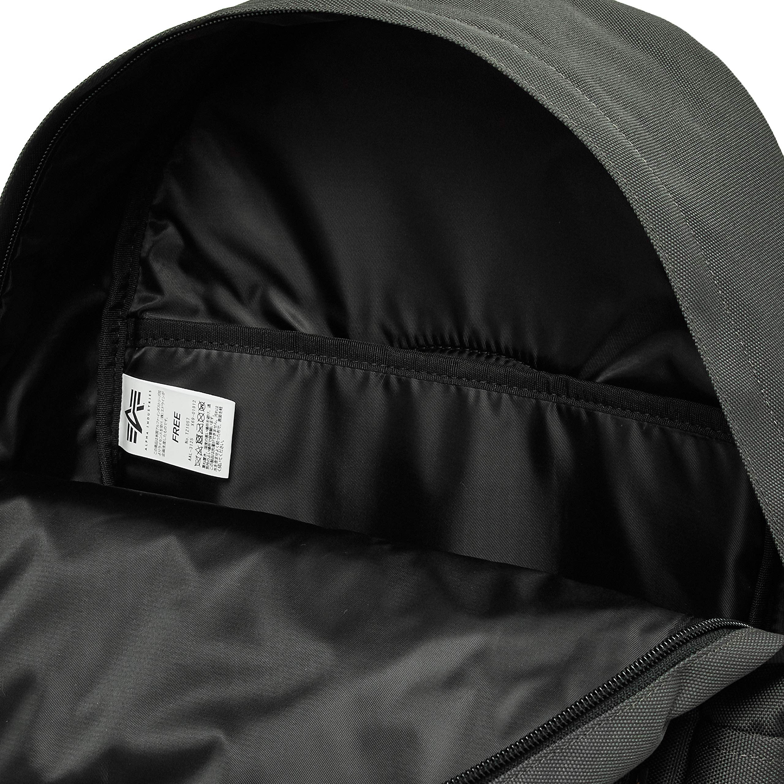 ALPHA INDUSTRIES INC(アルファ インダストリーズ) Men's Official Alpha Backpack, Cordura Canvas, Grey (Grey Marl)