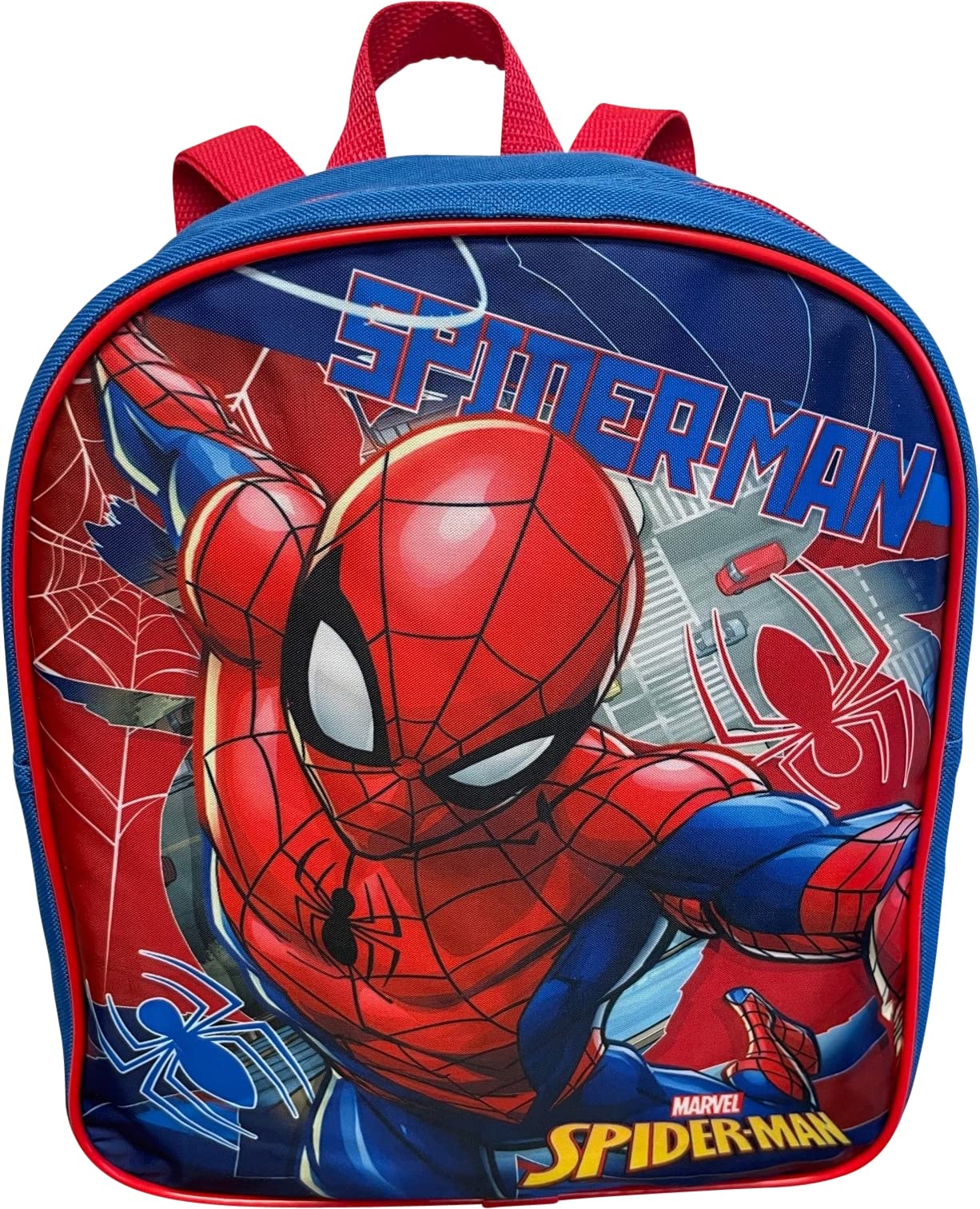 Ruz Spider-Man Toddle Boy 12 Inch Mini Backpack (Blue-Red)