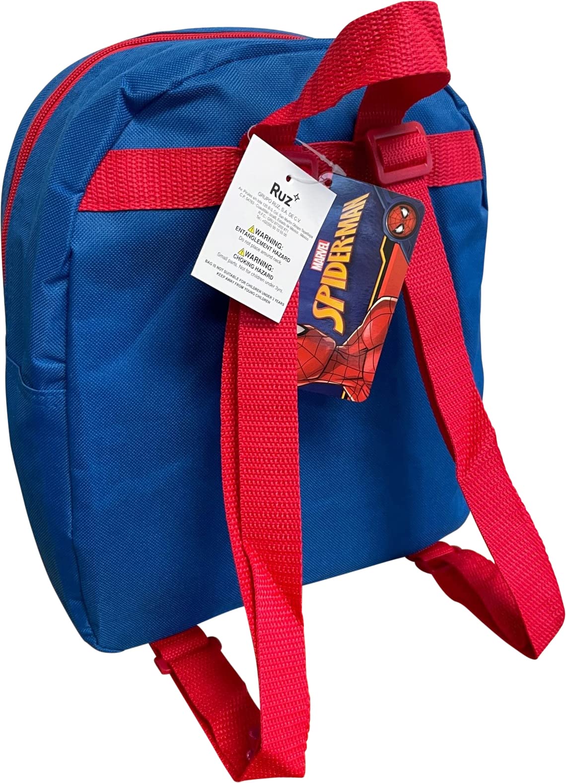 Ruz Spider-Man Toddle Boy 12 Inch Mini Backpack (Blue-Red)