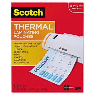 Scotch Thermal Laminating Pouches Premium Quality, 5 Mil Thick for Extra Protection, 20 Pack Photo Size Laminating Sheets, Our Most Durable Lamination Pouch, 3.7 x 5.2 inches, Clear (TP5902-20)