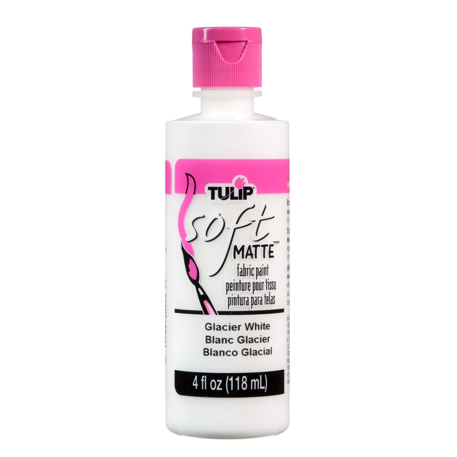 Tulip Soft Paint 20403 Sfp 4Oz Matte Glacier White, 4 Fl Oz (Pack of 1)