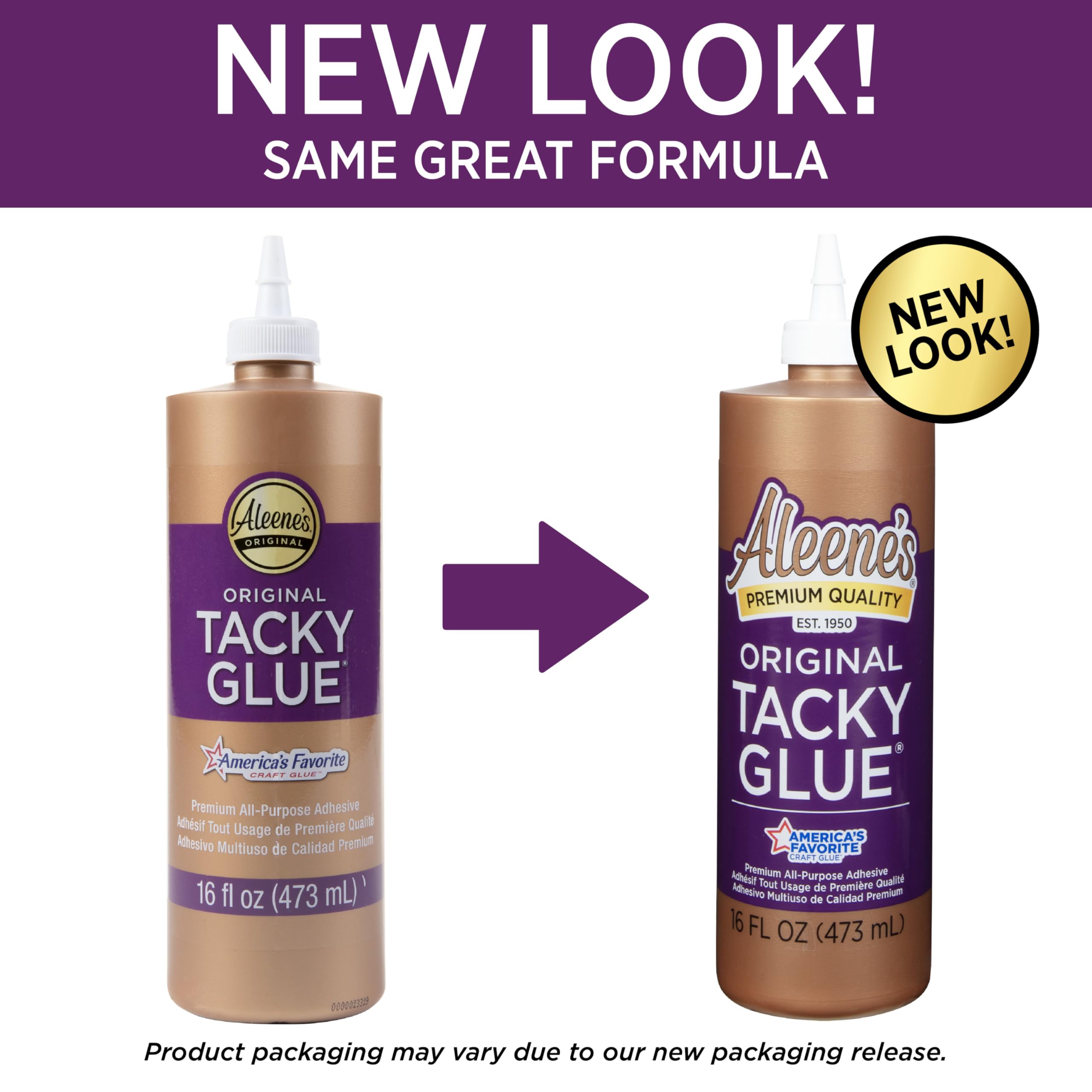 Aleene's Original Tacky Glue, 16 fl oz - 3 Pack, Multi, 48