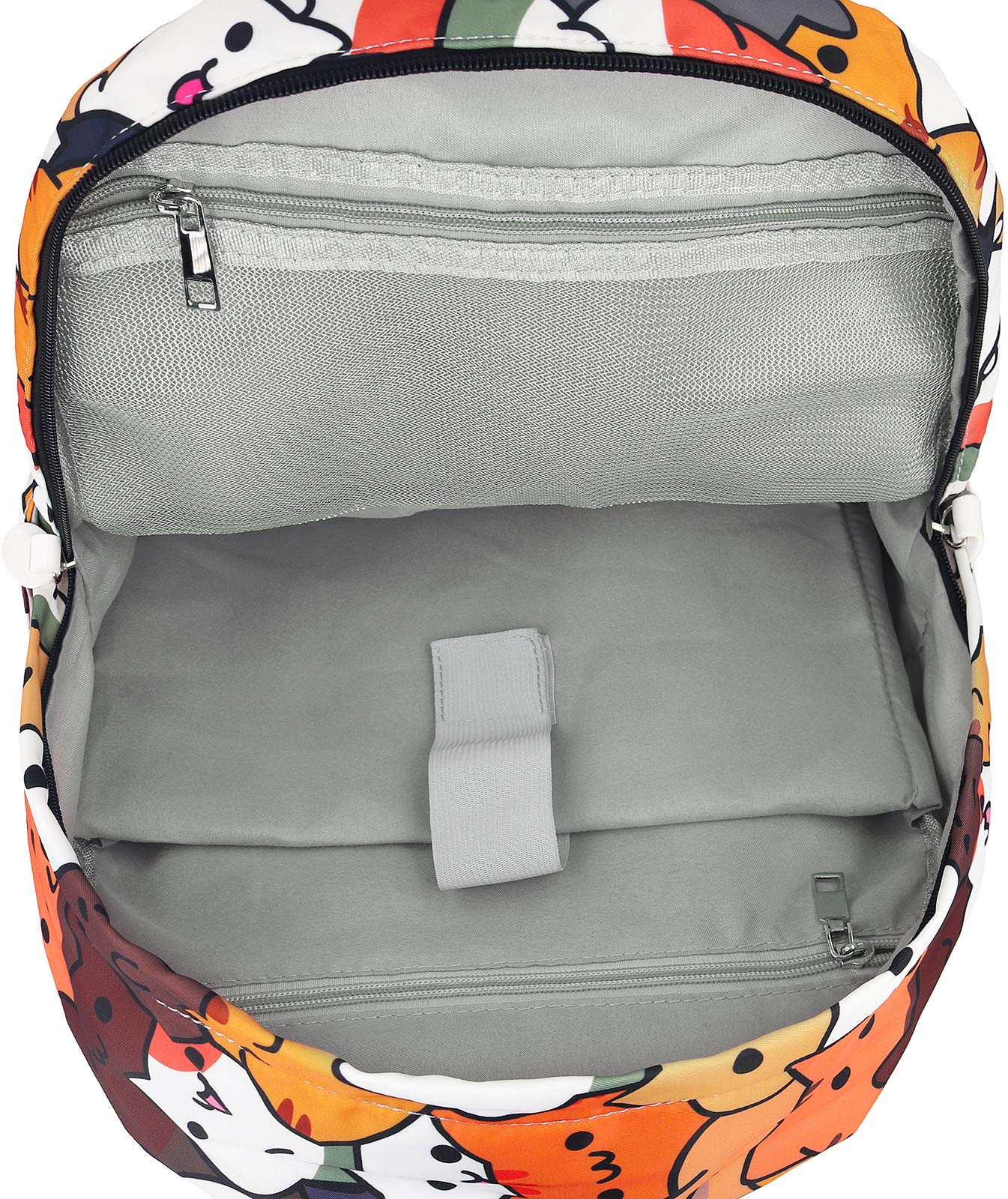 Roffatide Game Neko Atsume Anime Laptop Backpack Cute Cat School Bag Cartoon Printed Daypack
