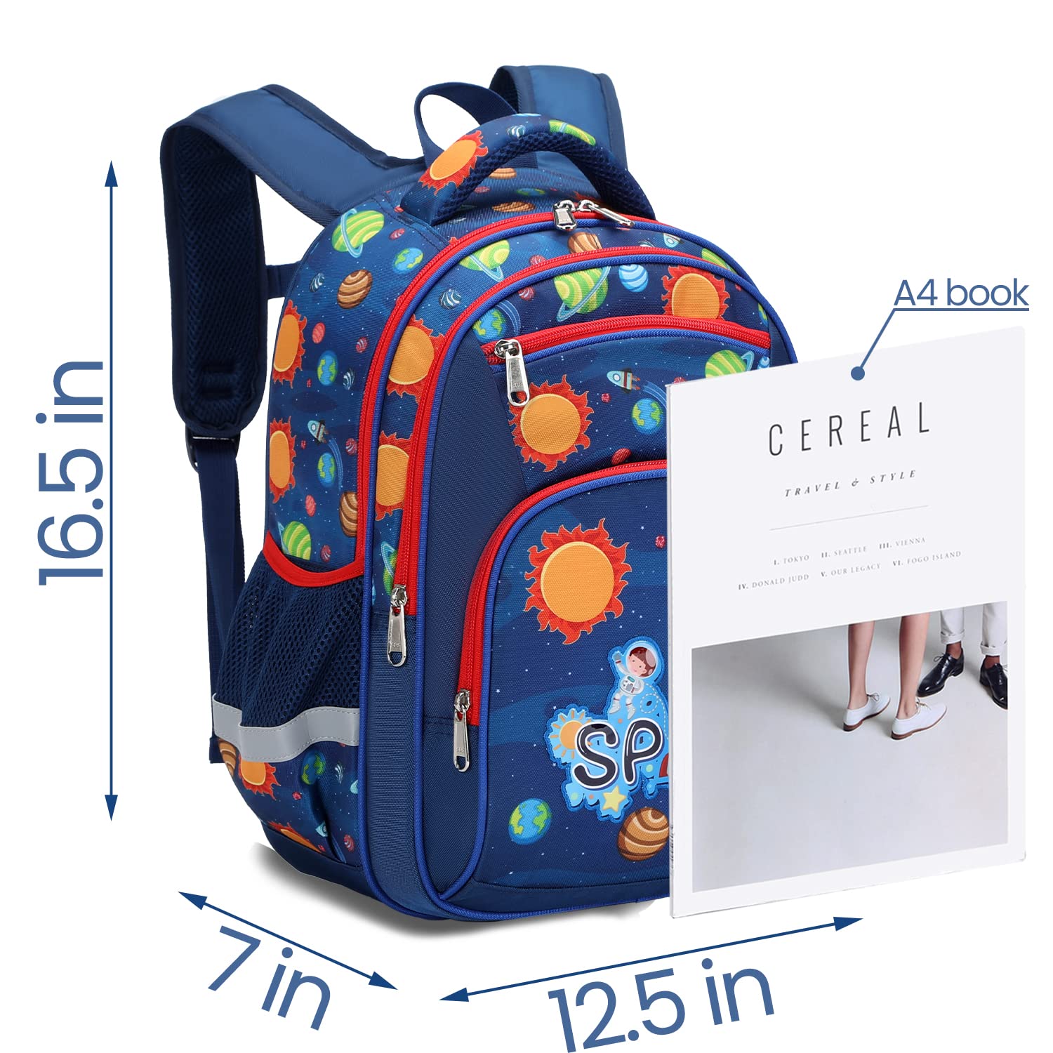 Molovefou Backpack for kindergarten | Preschool Backpack | Kids' Backpack (SPACE)