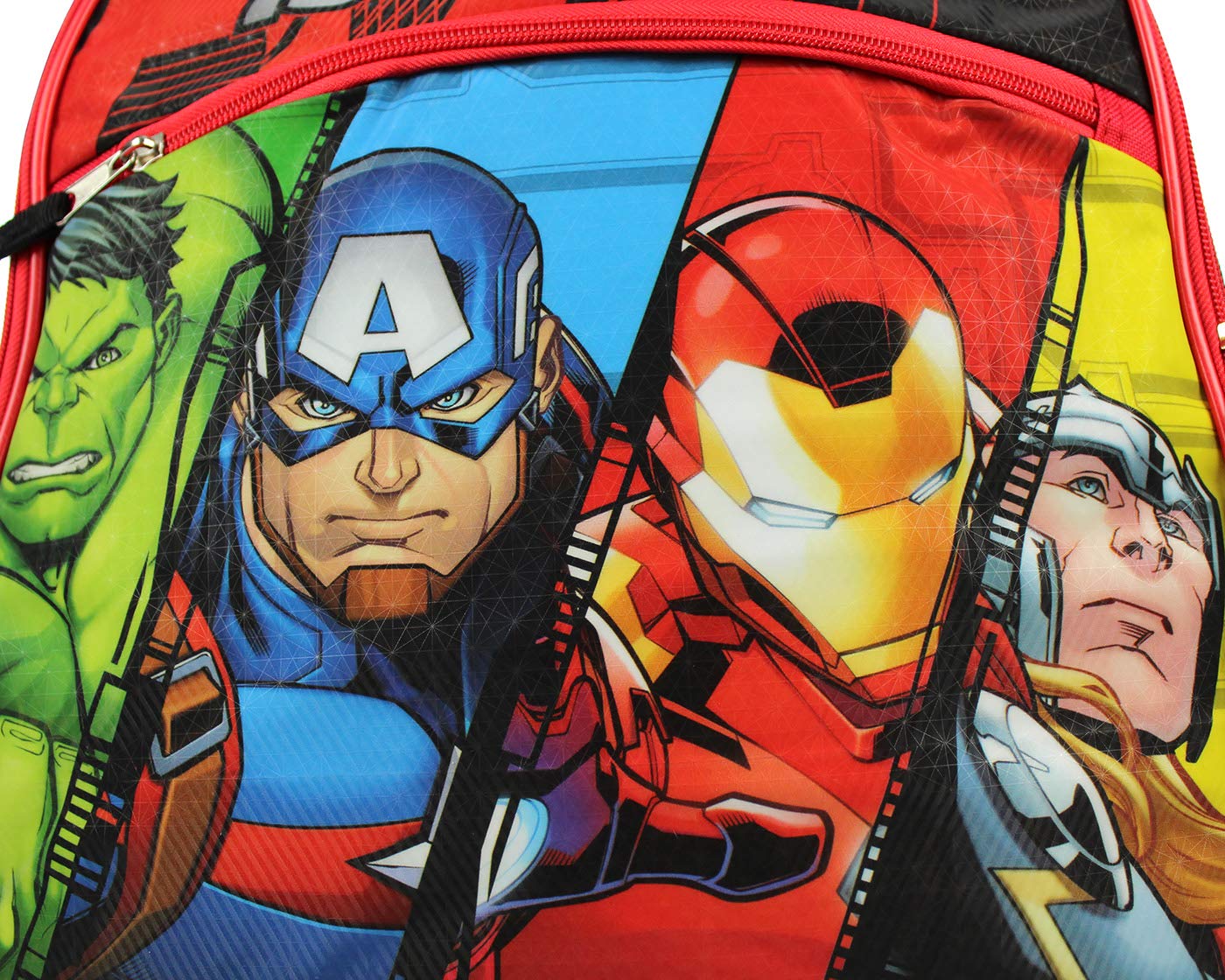 Marvel Avengers Backpack Iron Man Thor Hulk Captain America Travel 16" Backpack