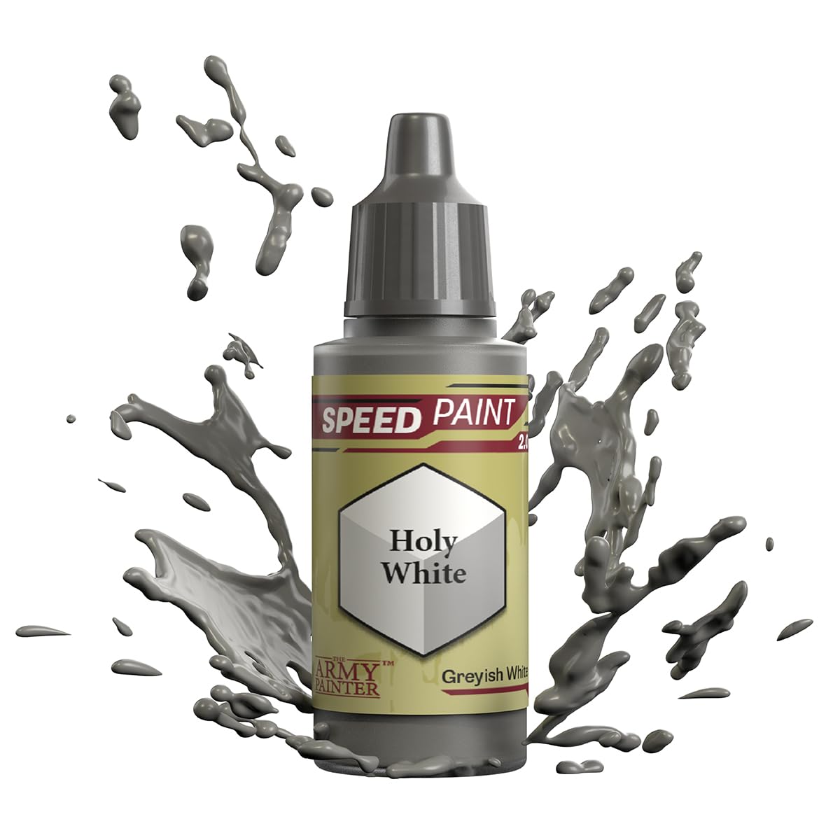 The Army Painter Holy White Speedpaint - Acrylic Non-Toxic Heavily Pigmented Water Based Paint for Tabletop Roleplaying, Boardgames, and Wargames Miniature Model Painting