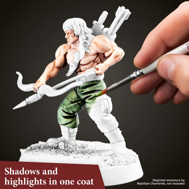The Army Painter Holy White Speedpaint - Acrylic Non-Toxic Heavily Pigmented Water Based Paint for Tabletop Roleplaying, Boardgames, and Wargames Miniature Model Painting