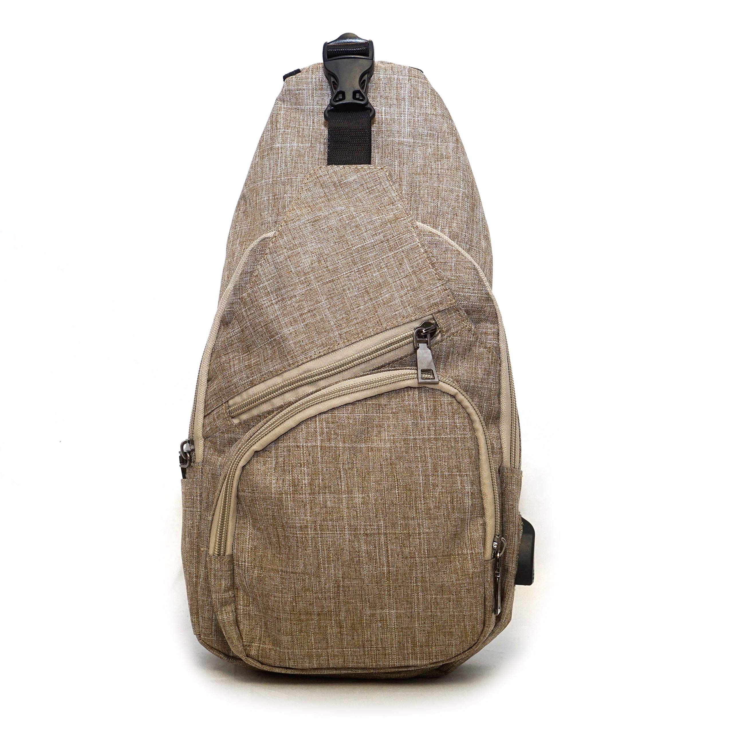 Nupouch Women's Anti-Theft Daypack, Tan, Large