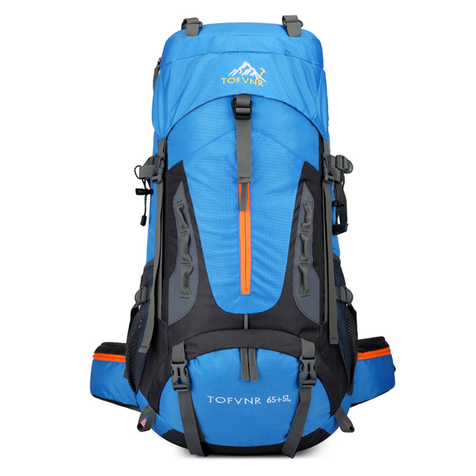 Kingsea 70L Large Camping Hiking Backpack , Lightweight Nylon Trekking Rucksack,For Men Women Outdoor Large Capacity Sports Mountaineering Backpack Climbing Travel Waterproof Daypack