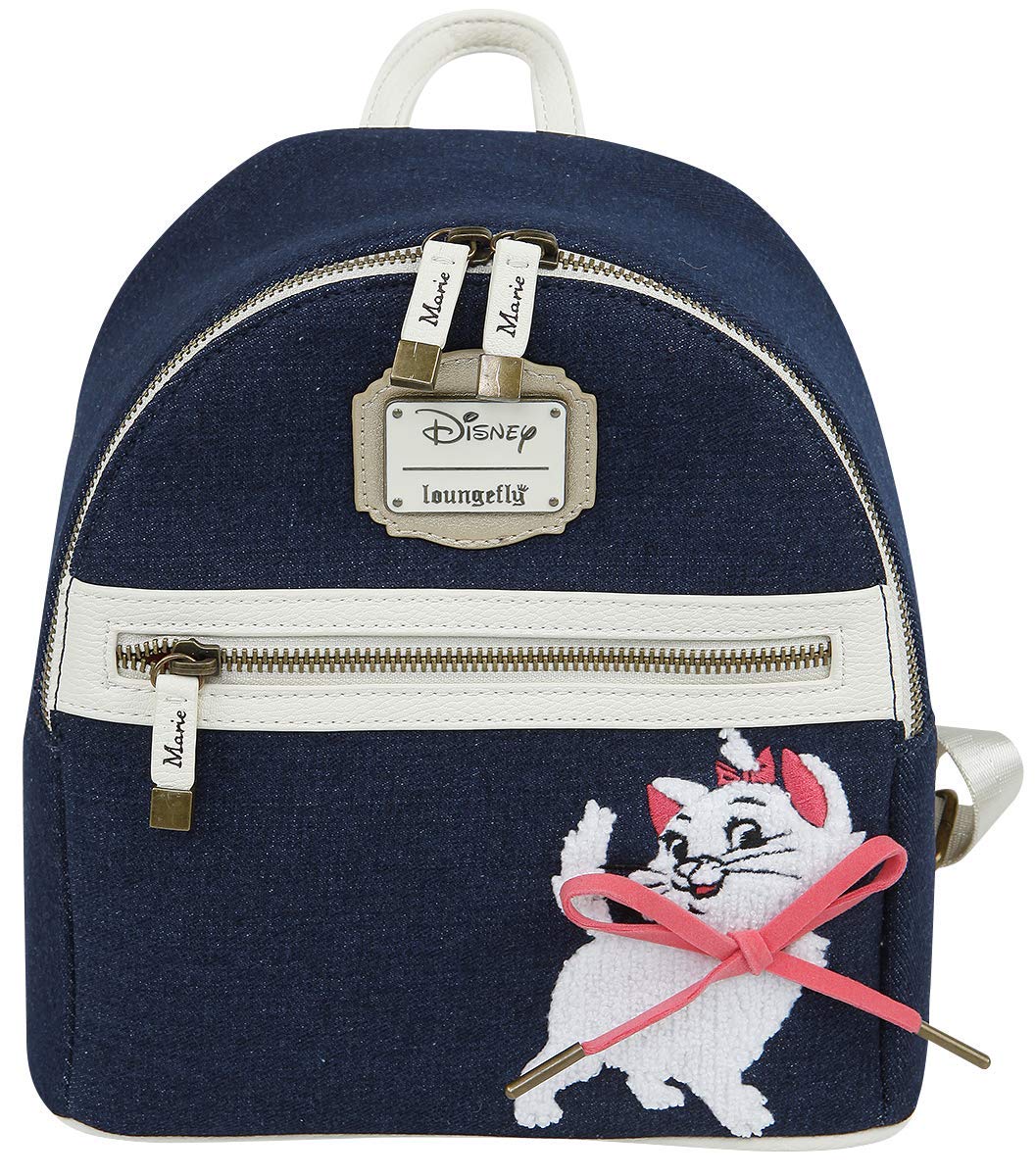 Loungefly Disney Aristocats Marie Denim Mini Backpack