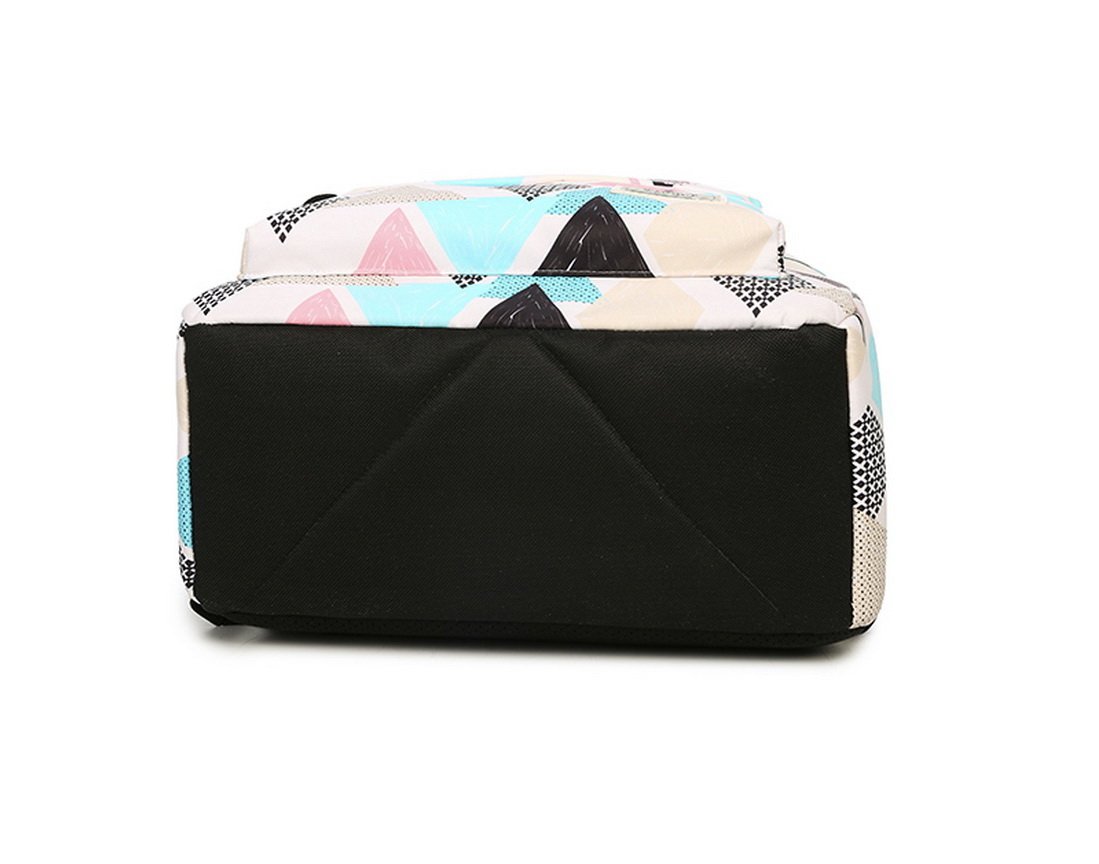 Joymoze Girl School Backpack Fit for 15.6" Laptop Children Bookbag Rhombus