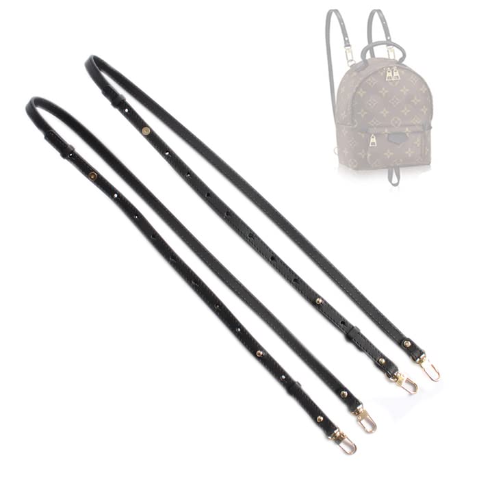 1 pair genuine leather straps replacement match to Palm Springs mini backpack