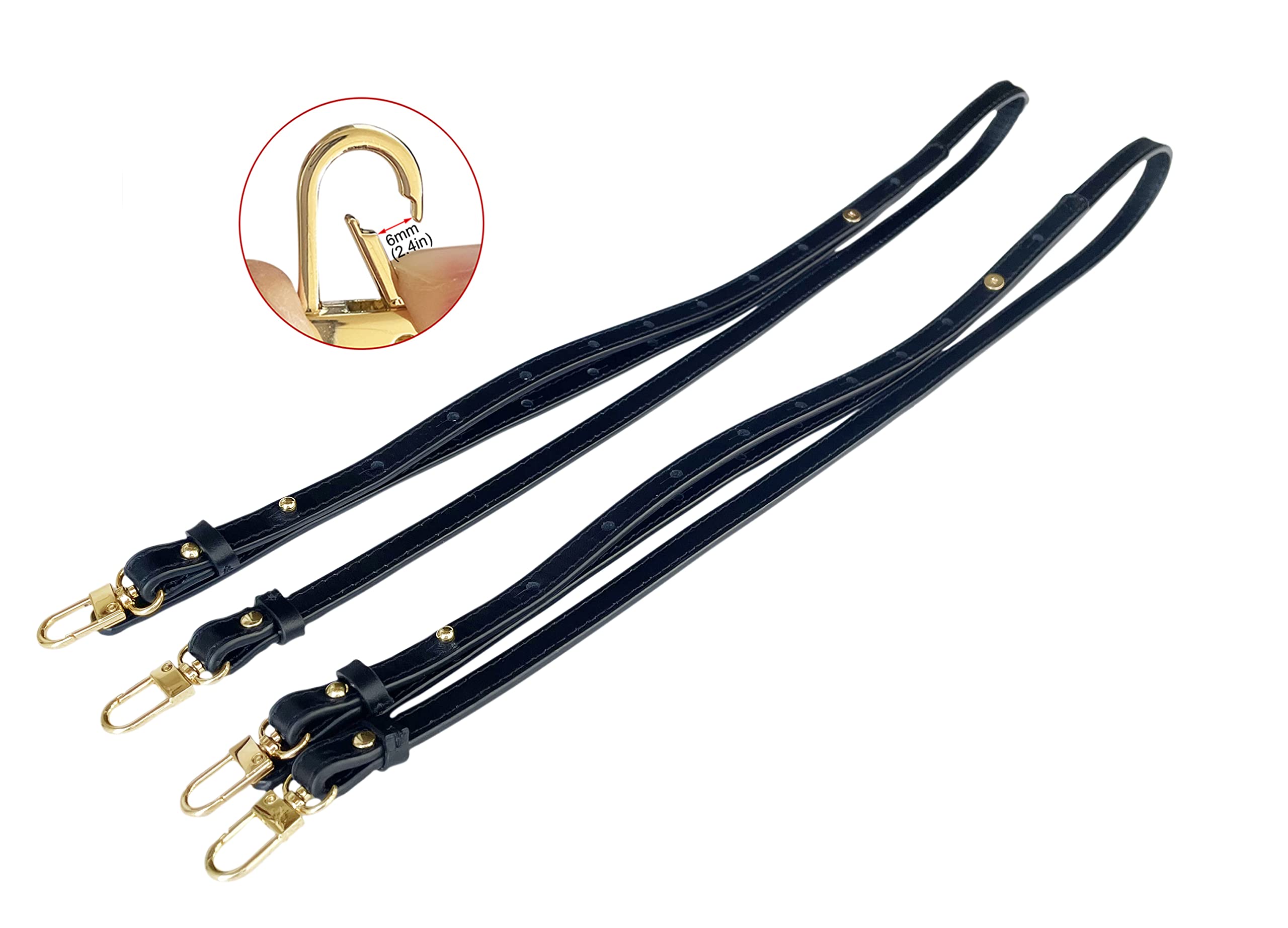 1 pair genuine leather straps replacement match to Palm Springs mini backpack