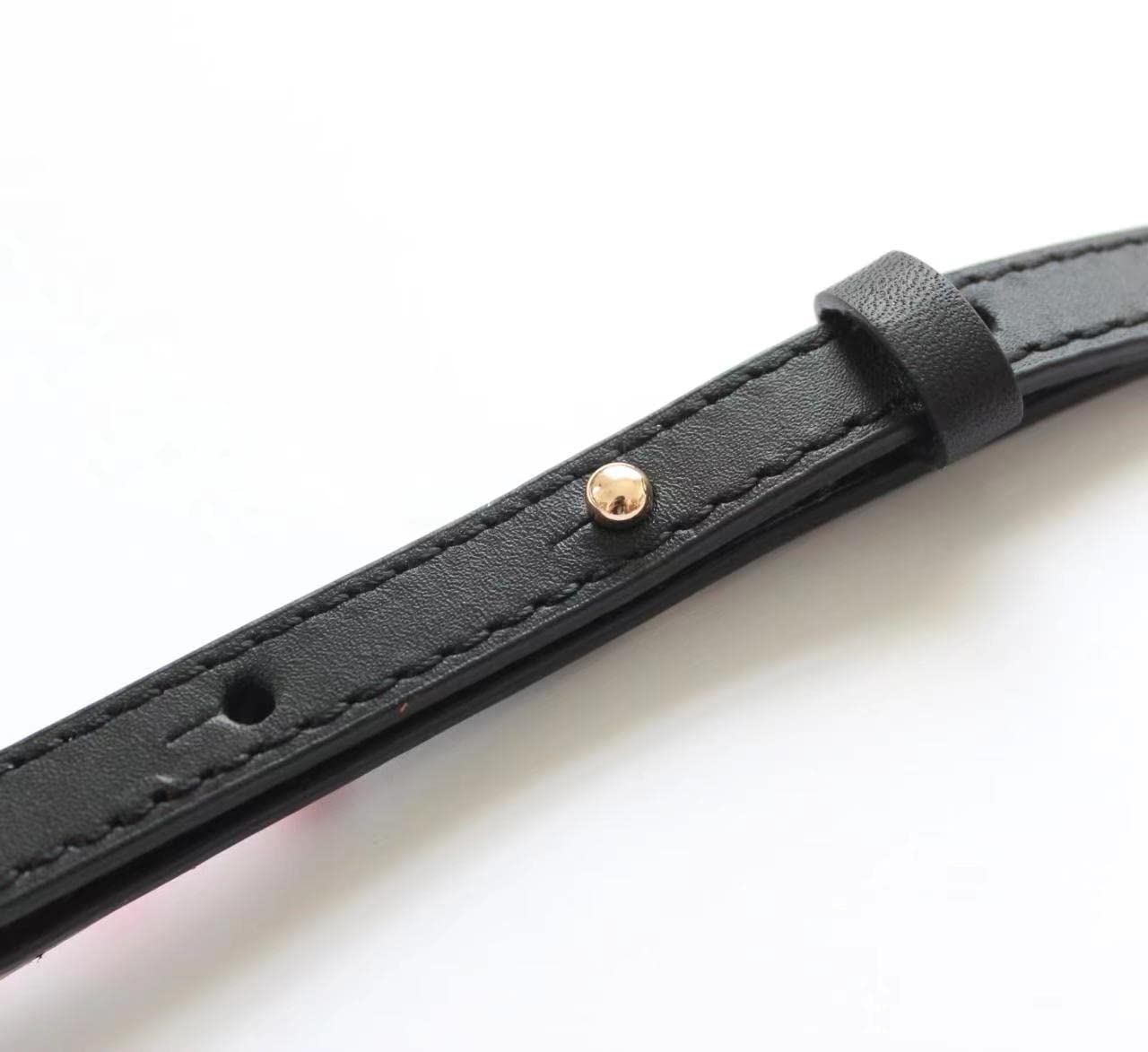 1 pair genuine leather straps replacement match to Palm Springs mini backpack
