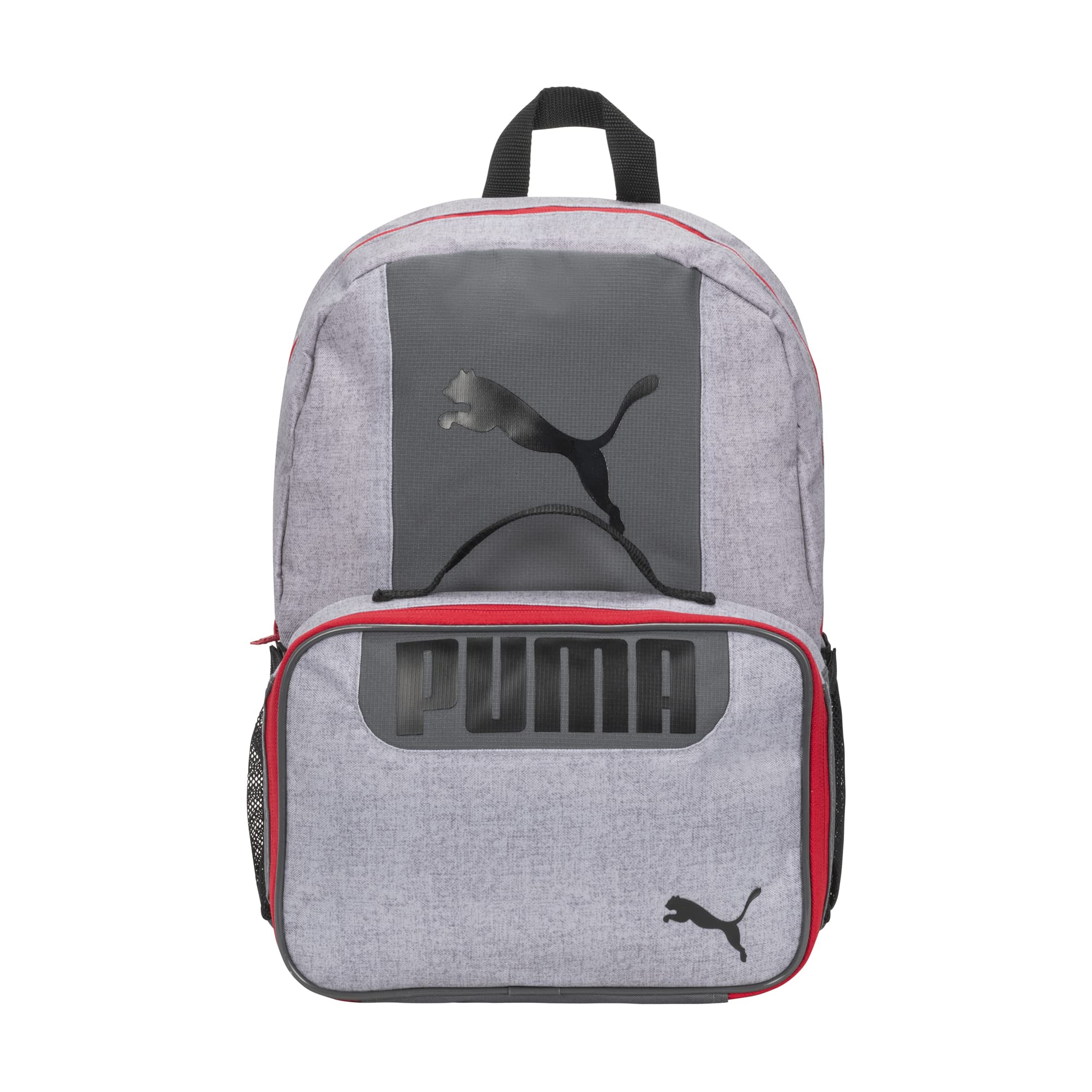 PUMA unisex child Evercat & Lunch Kit Combo Backpacks, Navy/Pink, Youth Size US