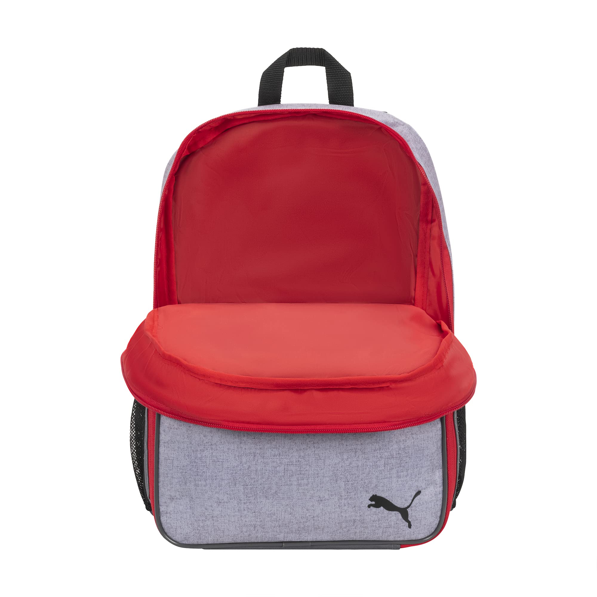 PUMA unisex child Evercat & Lunch Kit Combo Backpacks, Navy/Pink, Youth Size US