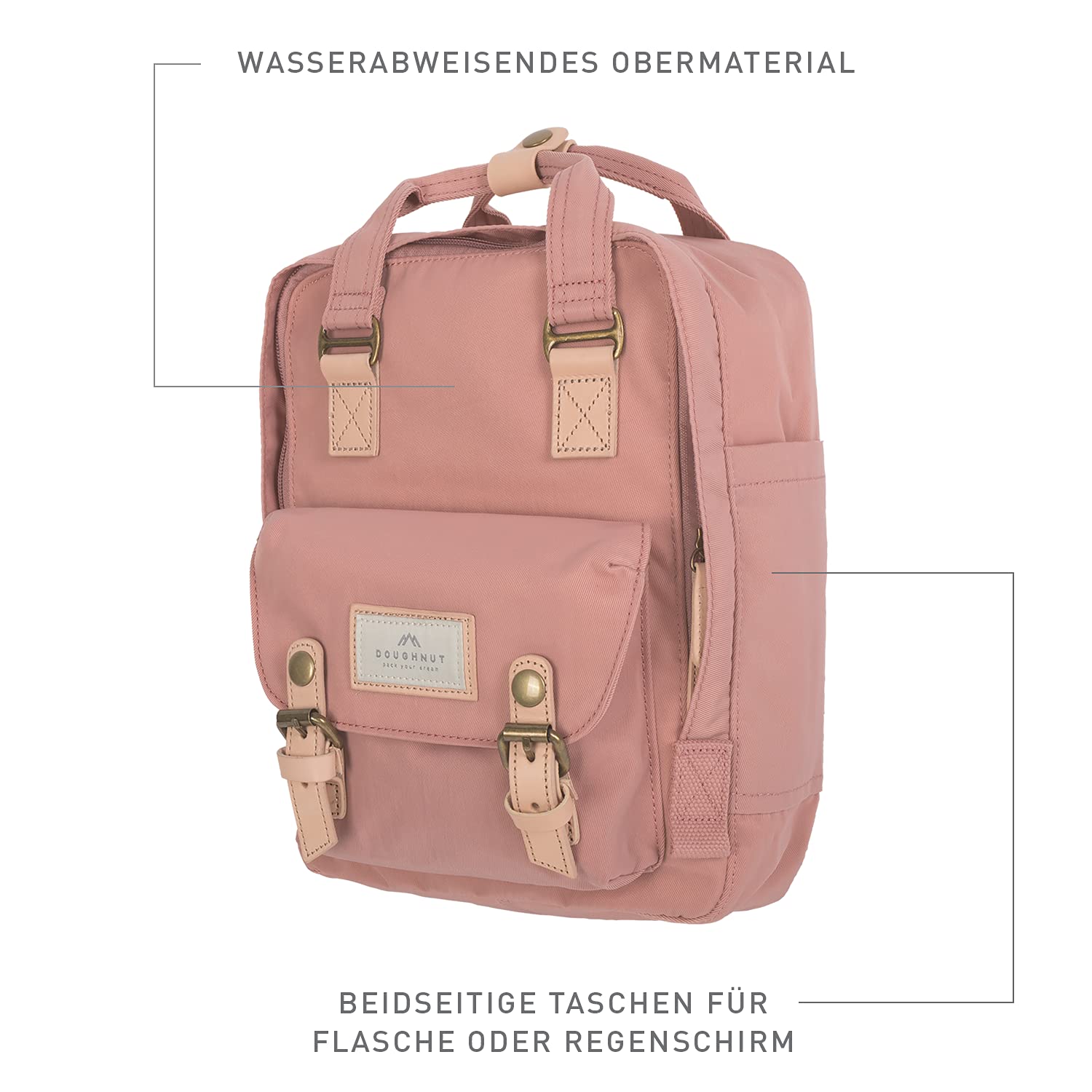 Doughnut Macaroon Mini 7L Travel School Ladies College Girls Lightweight Casual Daypacks Bag Small Backpack