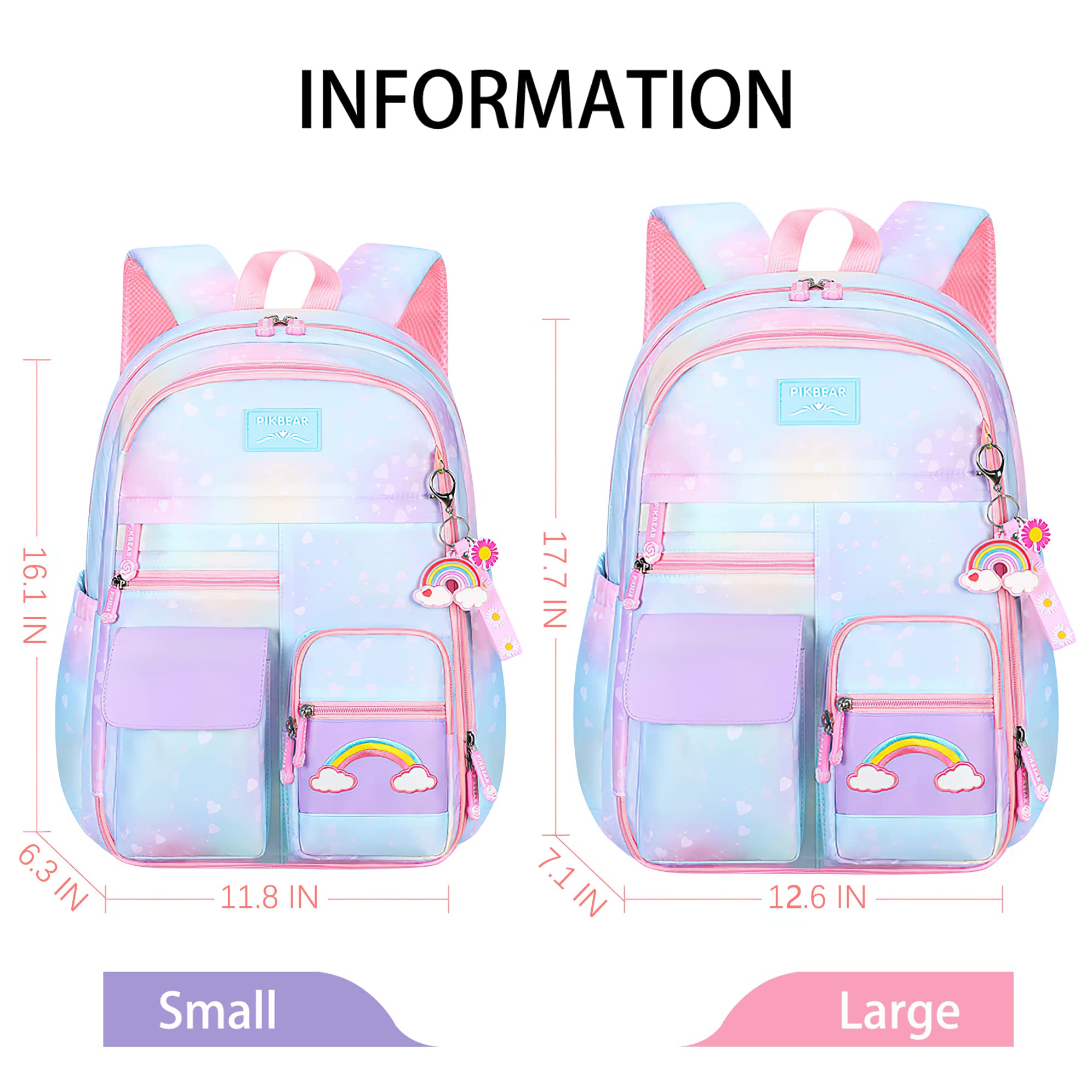 Aeafvot Cute Backpack Travel Backpacks Bookbag for Women & Men Boys Girls School College Students Backpack Durable Water Resistant Blue Large