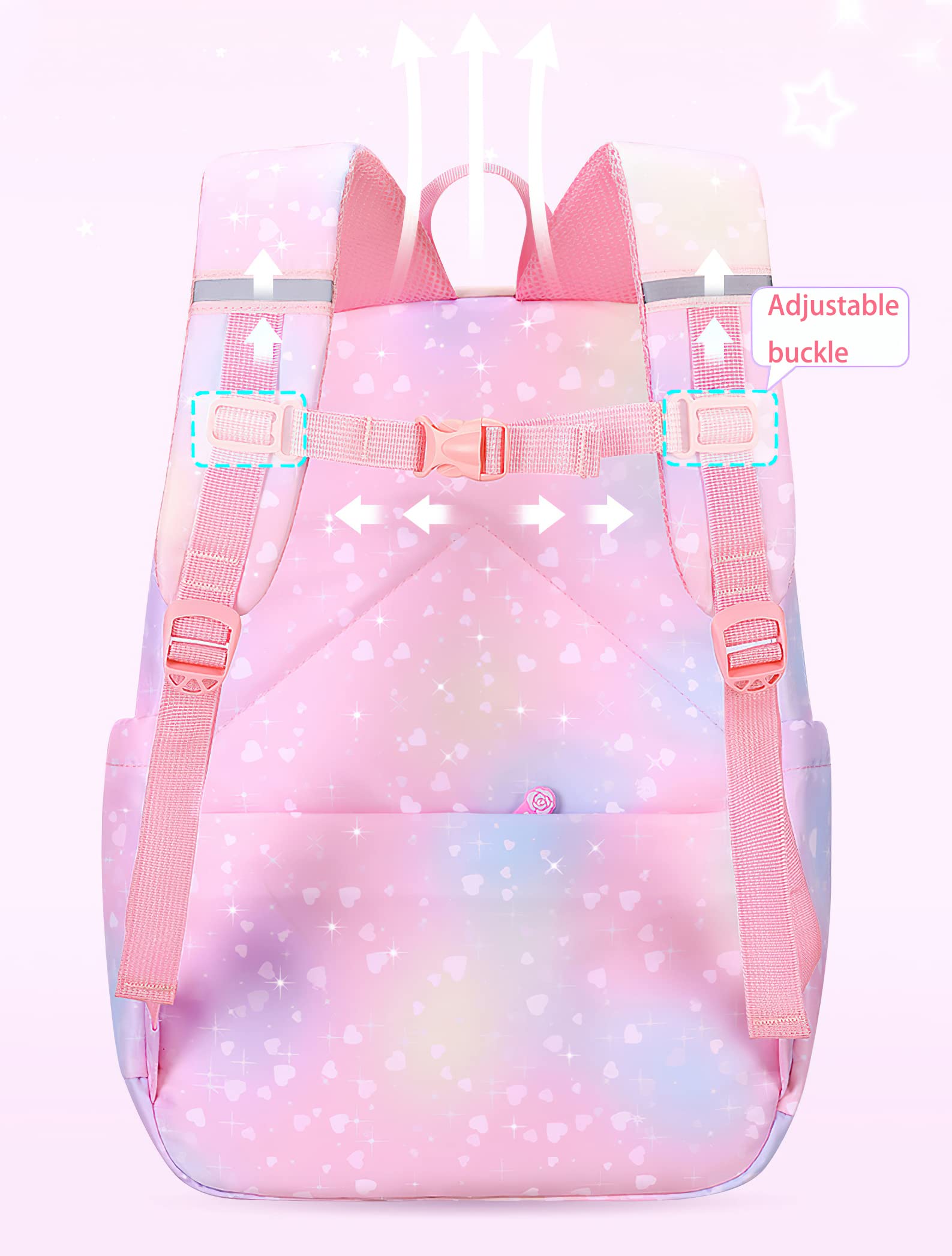 Aeafvot Cute Backpack Travel Backpacks Bookbag for Women & Men Boys Girls School College Students Backpack Durable Water Resistant Blue Large