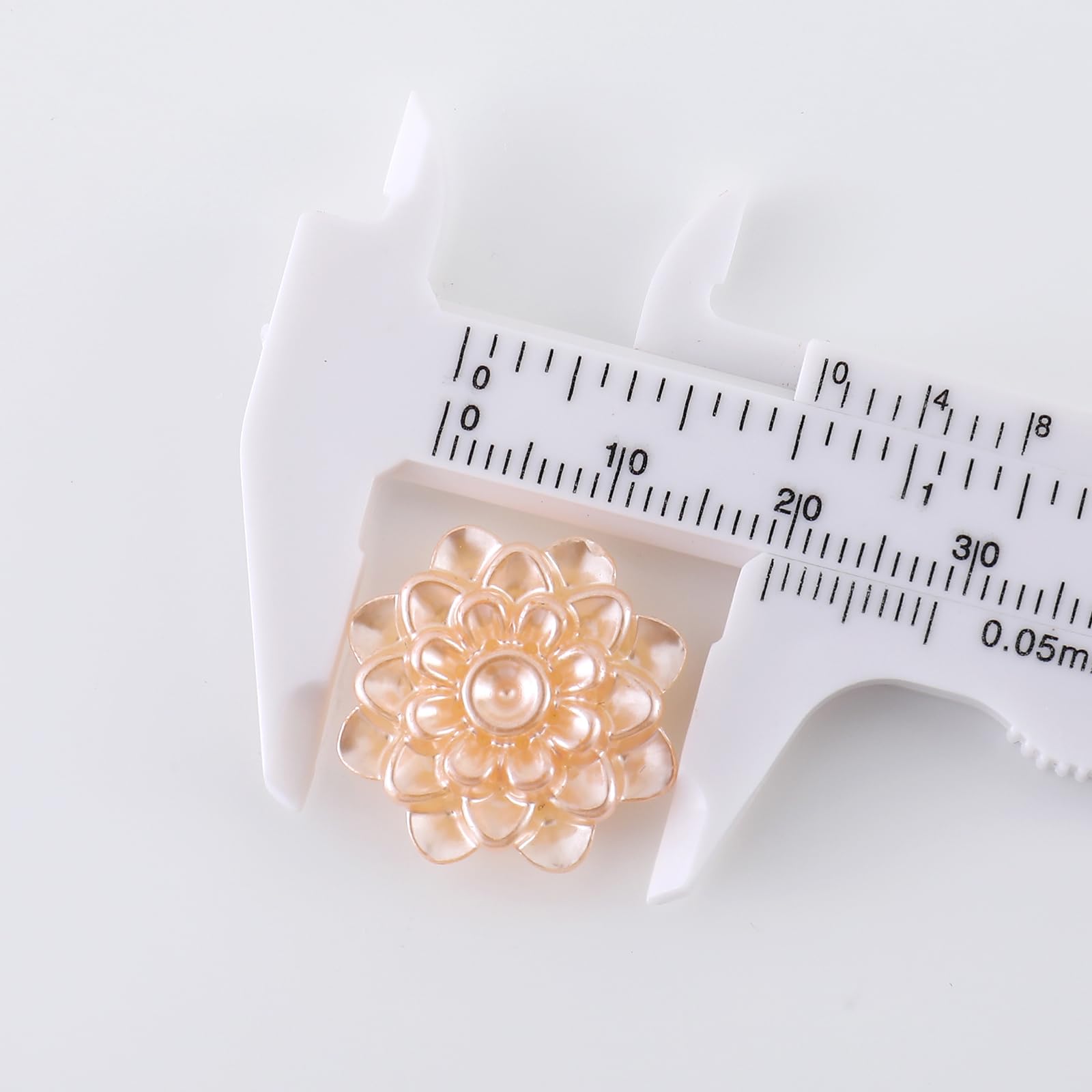 Chenkou Craft Random 100g/lot (Around 400pcs) 4-20mm Half Round Imitation Pearls Seastar Bow Rose Rhinestone Flat Back Pearl Bead Loose Beads