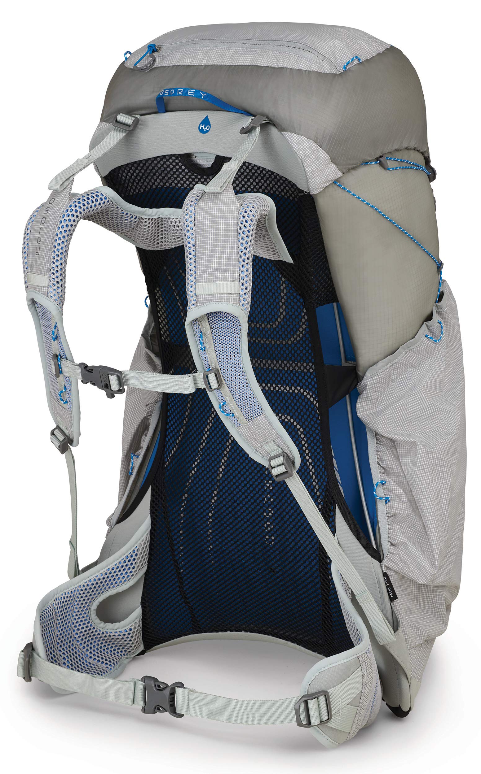 Osprey Men's Levity 45 Ultralight Backpack, Parallax Silver, Medium
