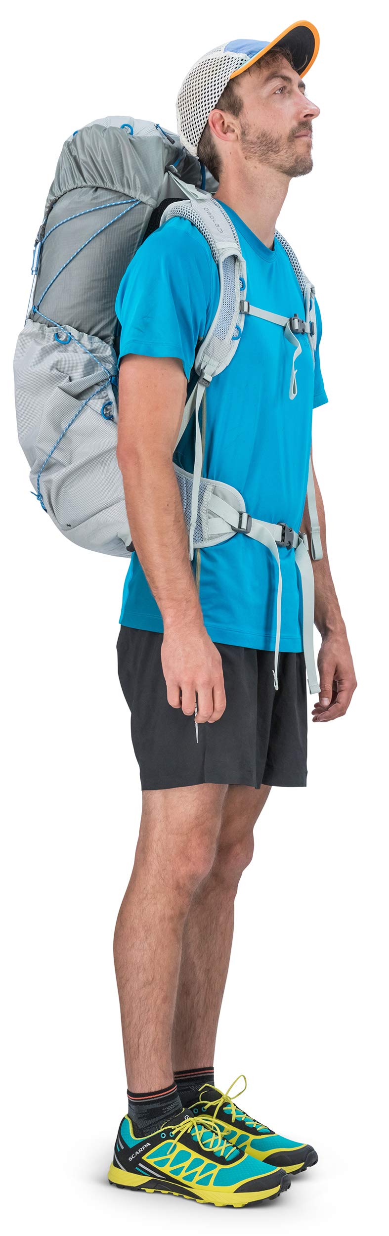 Osprey Men's Levity 45 Ultralight Backpack, Parallax Silver, Medium