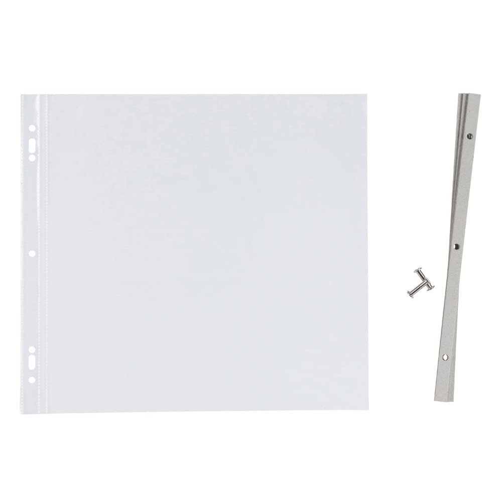 Samsill Scrapbook and Photo Album Expansion Page Refill Protectors 12x12 (40 Pack)