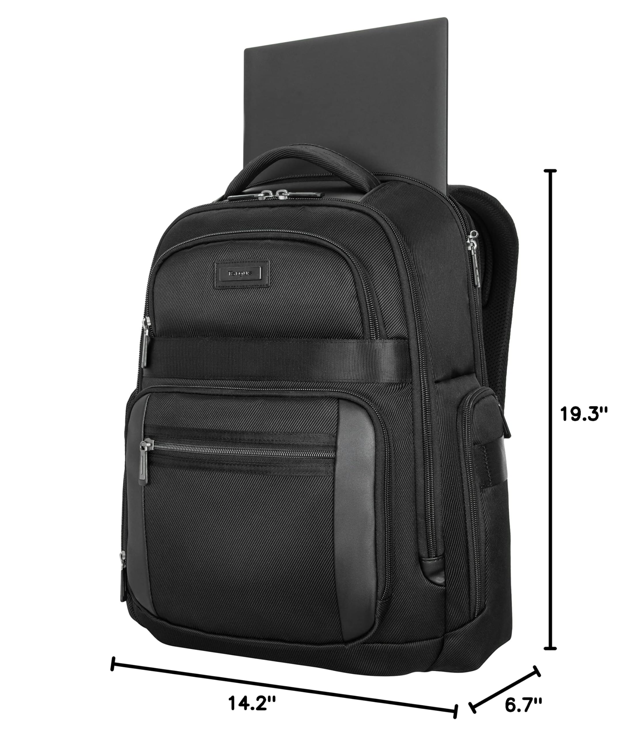 Targus Mobile Elite TBB617GL Carrying Case (Backpack) for 15" to 16" Notebook - Black - TAA Compliant