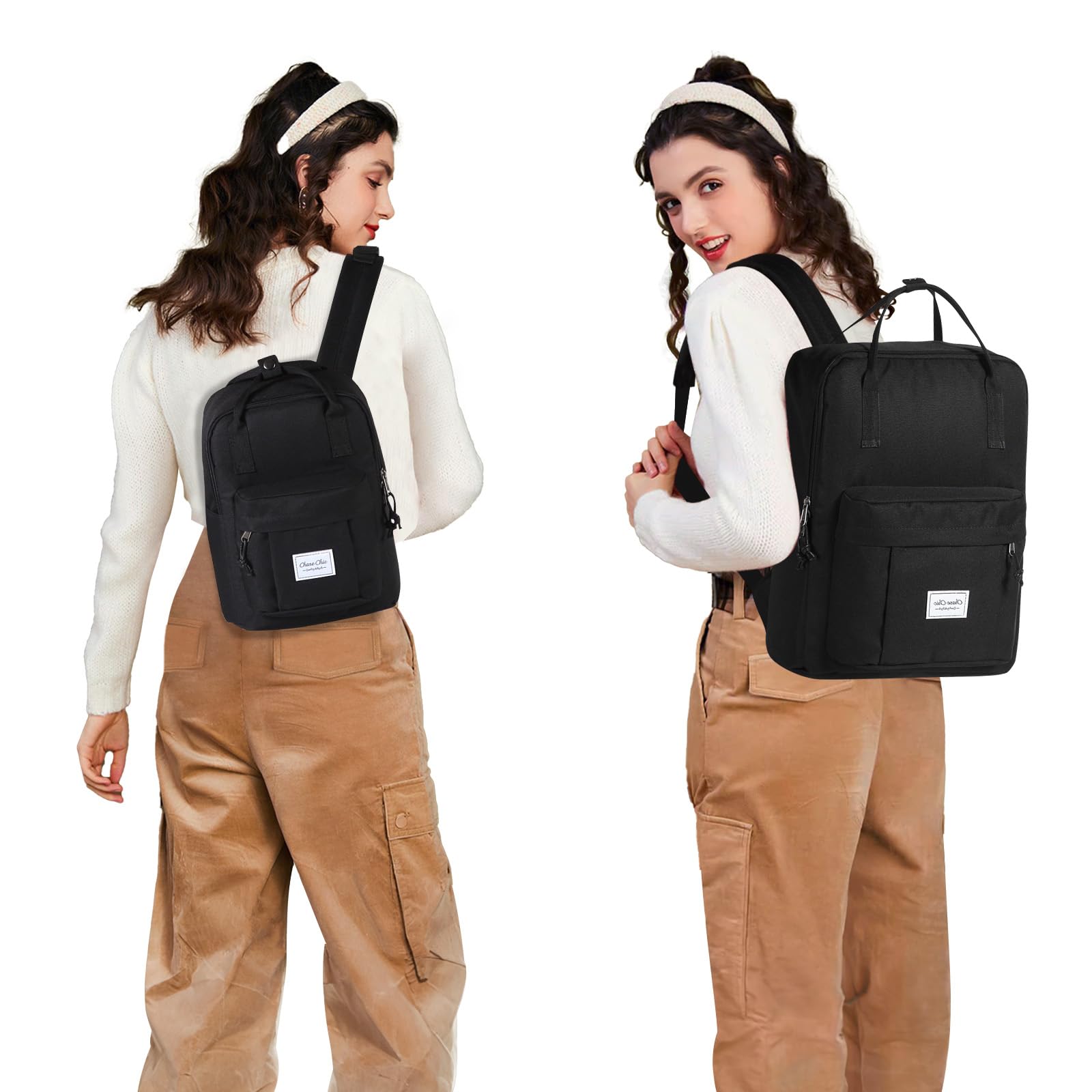 Mini Backpack for Women, Chasechic Lightweight Cute Small Hiking Casual Aesthetic Daypack for Teen Girls Wine Red
